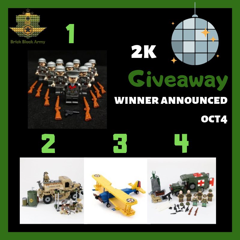 2k Insta Giveaway — Brick Block Army