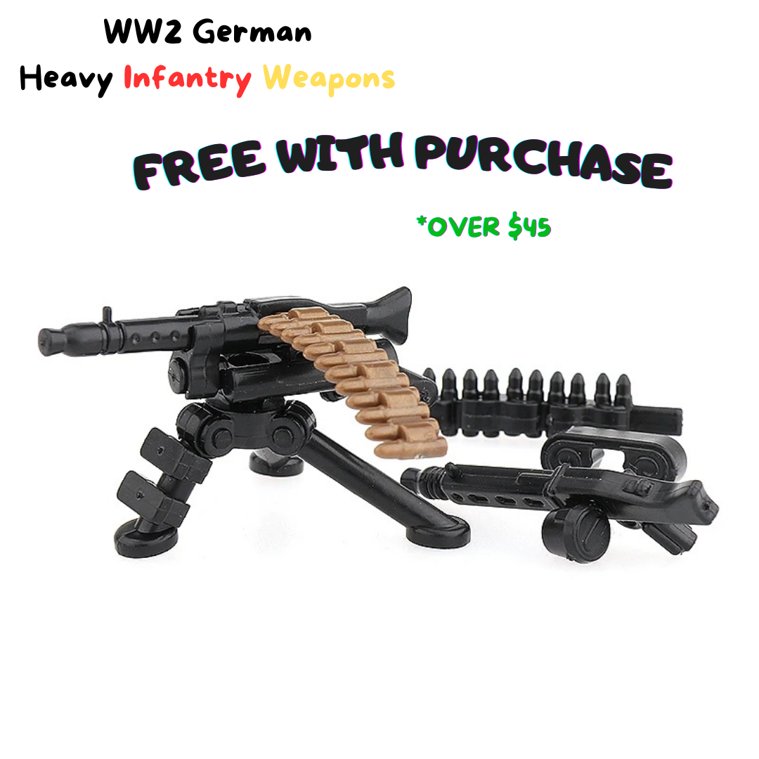 📢FREE WITH PURCHASE 2024: WW2 German Heavy Infantry Weapons — Brick ...