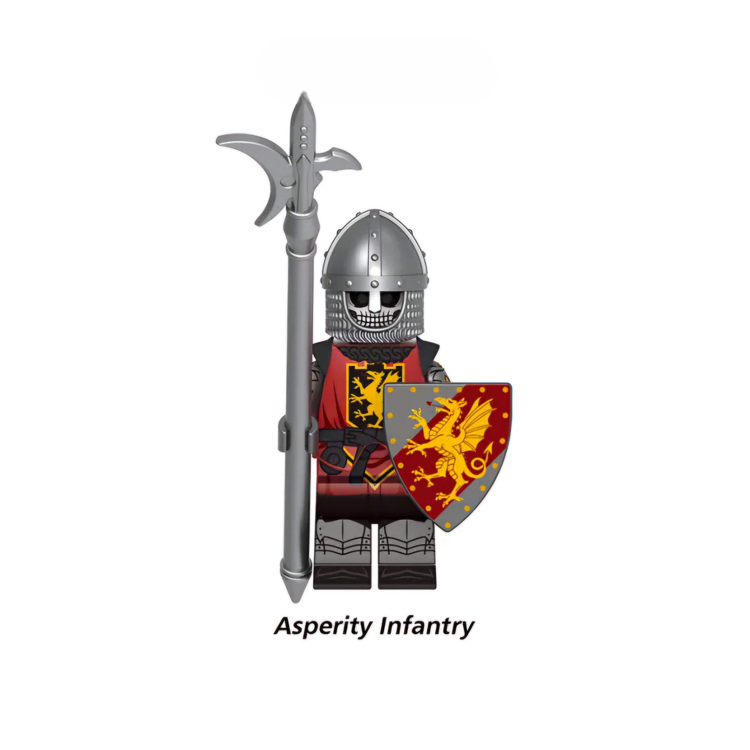 Medieval English Nobility & Infantry x8 — Brick Block Army