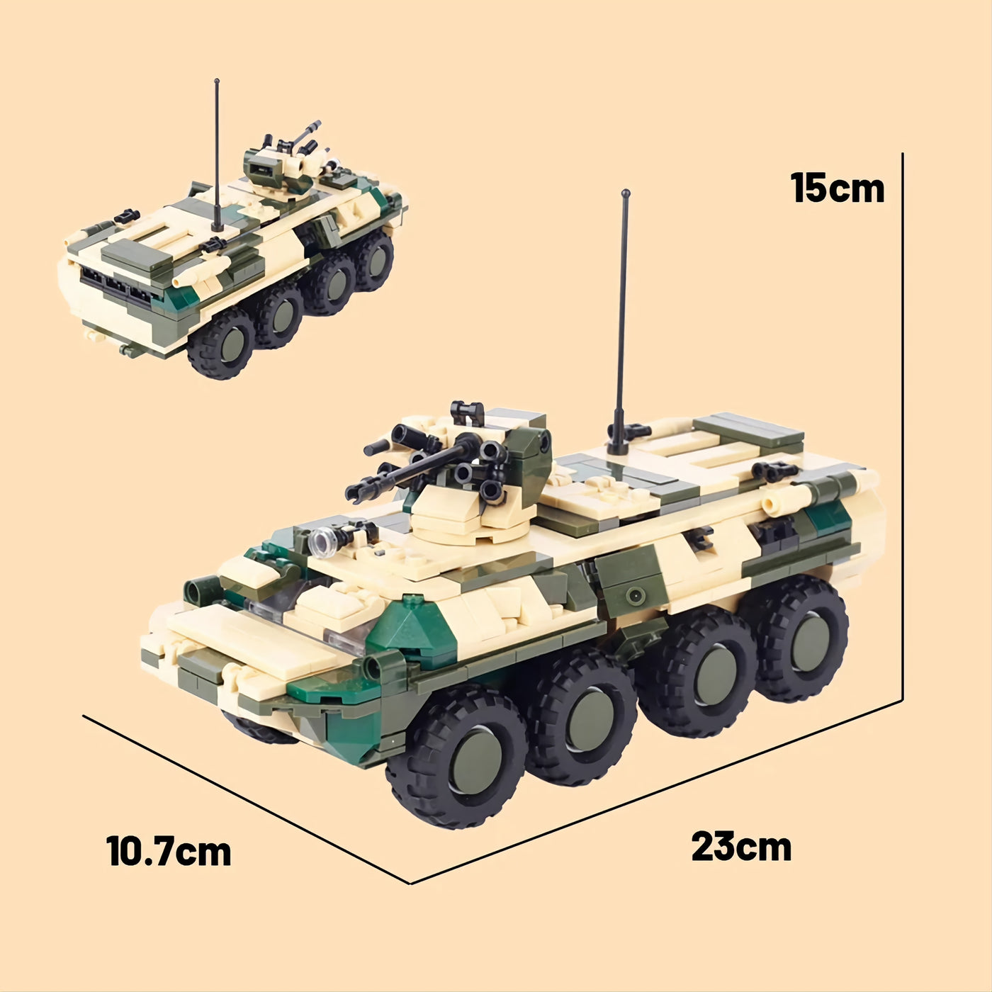 Russian Armed Forces BTR-82A Armoured Personnel Carrier — Brick Block Army