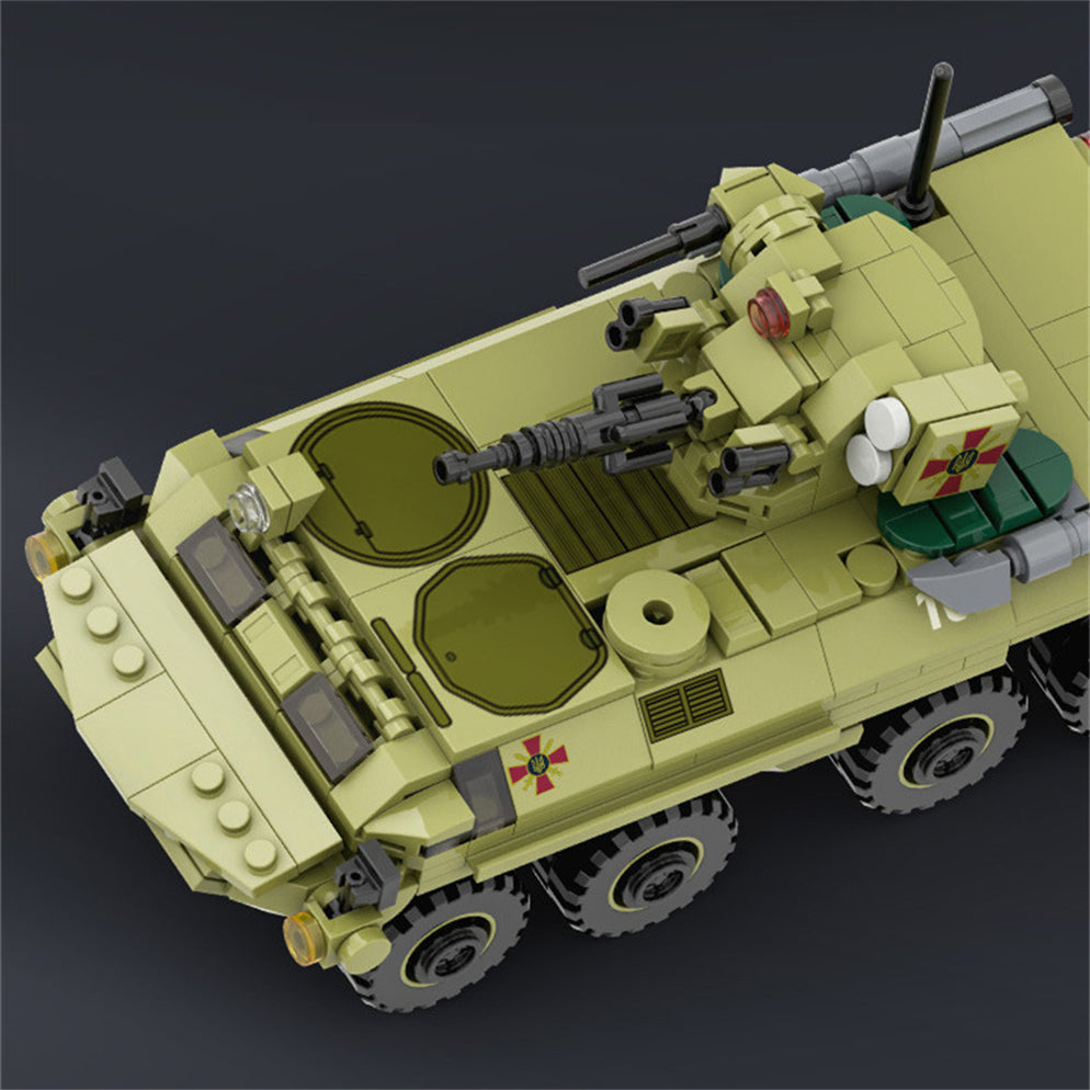 Ukrainian Army BTR-4 Infantry Fighting Vehicle (IFV) — Brick Block Army