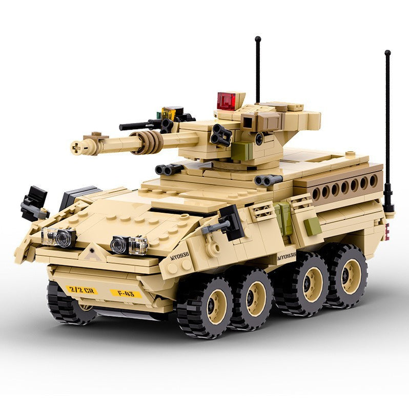 US Army Stryker M1128 Mobile Gun System (MGS) — Brick Block Army