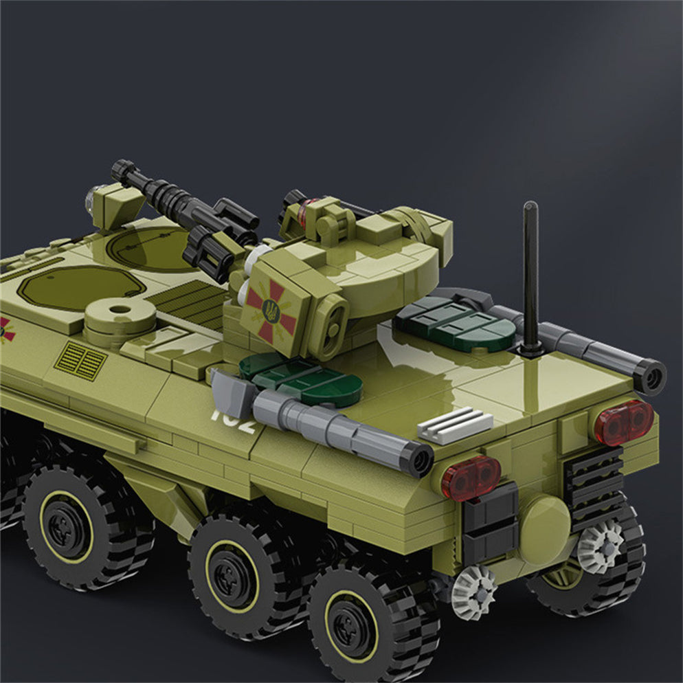 Ukrainian Army BTR-4 Infantry Fighting Vehicle (IFV) — Brick Block Army
