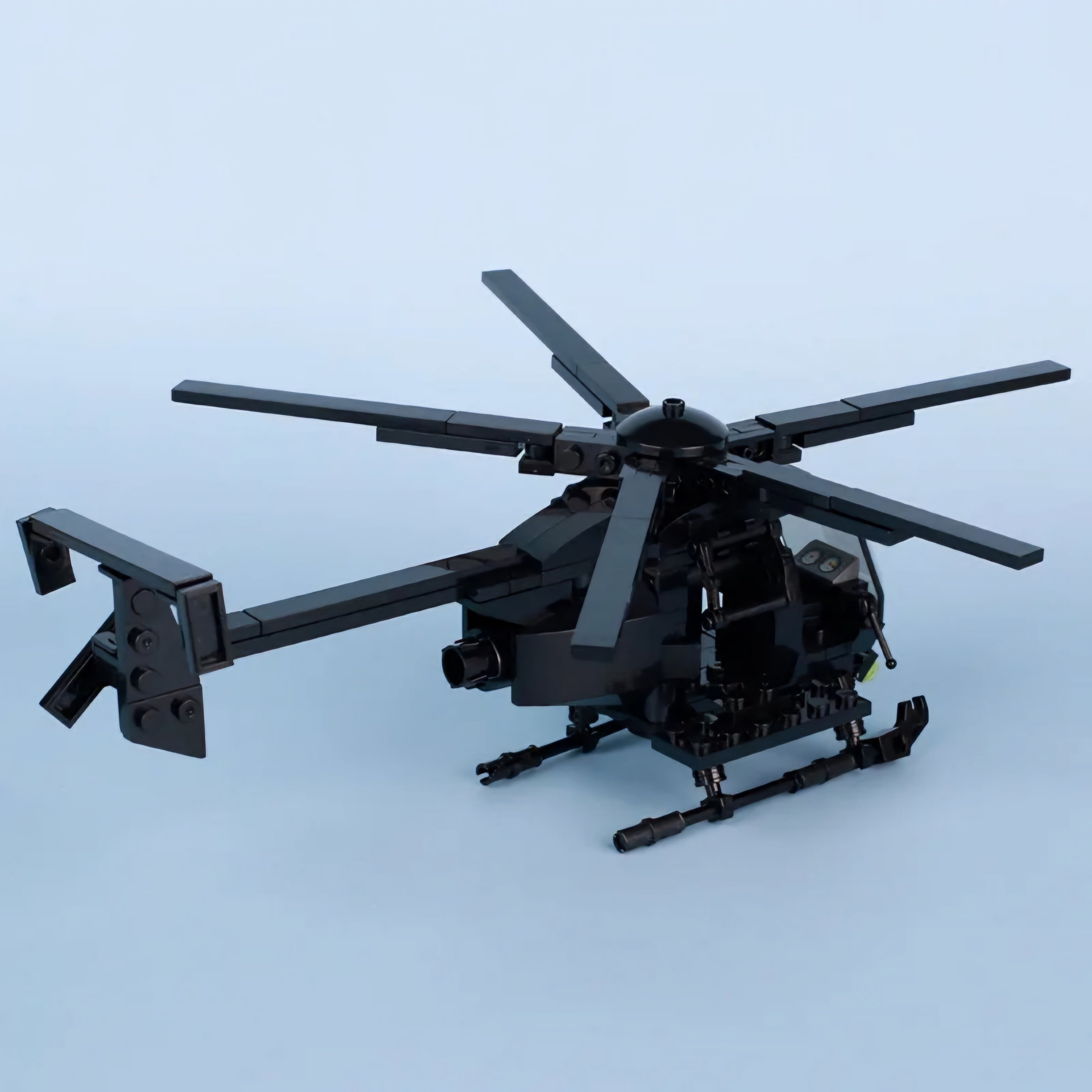 US Army MH-6 Little Bird Light Attack Helicopter — Brick Block Army