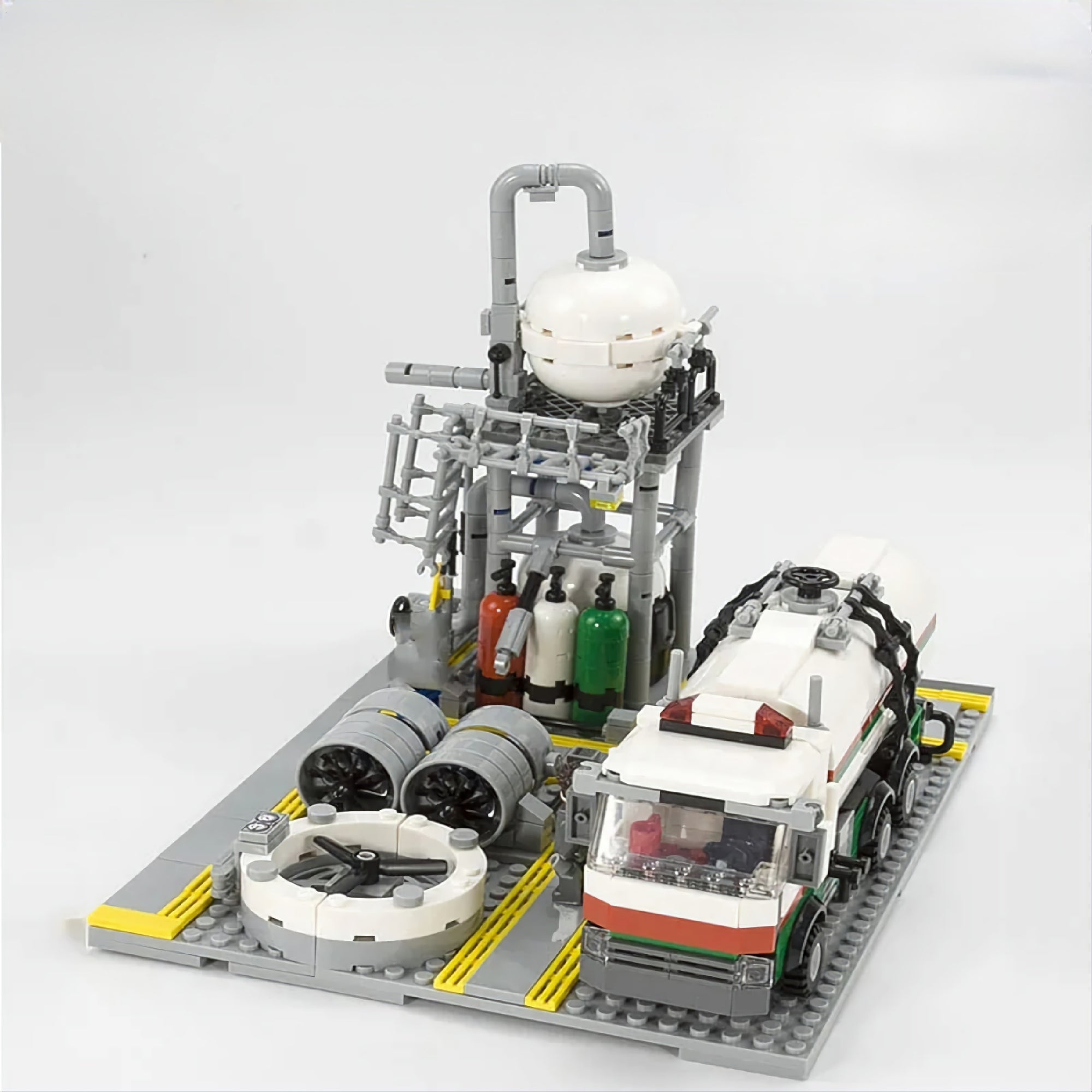 LNG Truck Loading Station — Brick Block Army