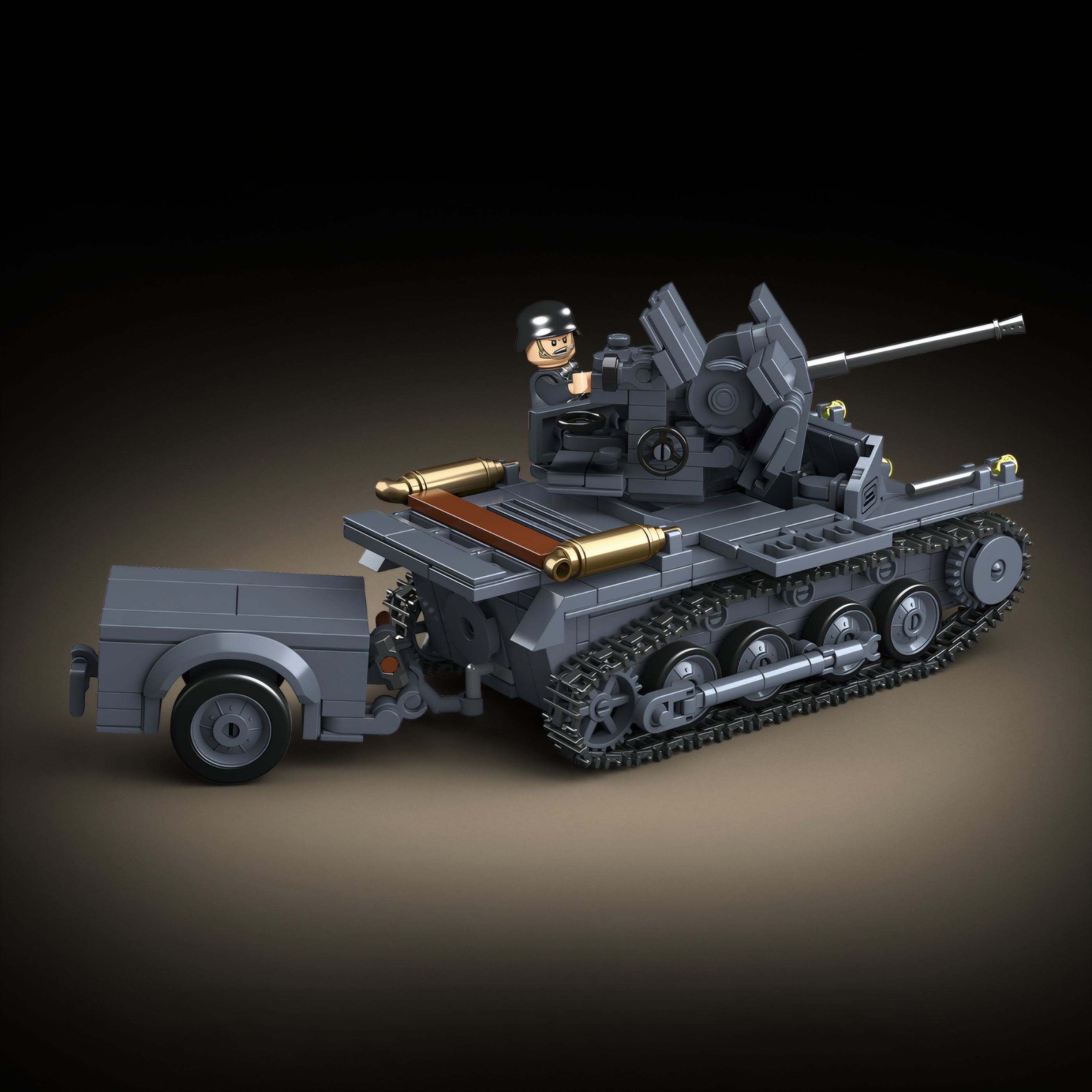 WW2 German Army Flakpanzer 1 (SPAAG) — Brick Block Army