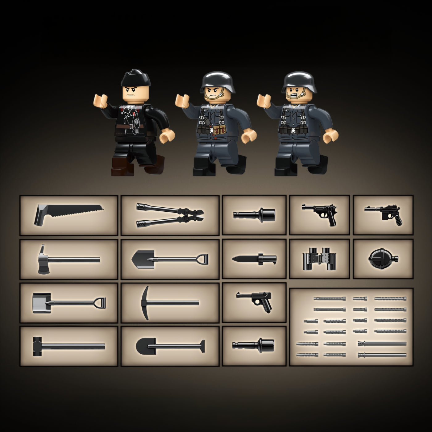 WW2 German Army Flakpanzer 1 (SPAAG) — Brick Block Army