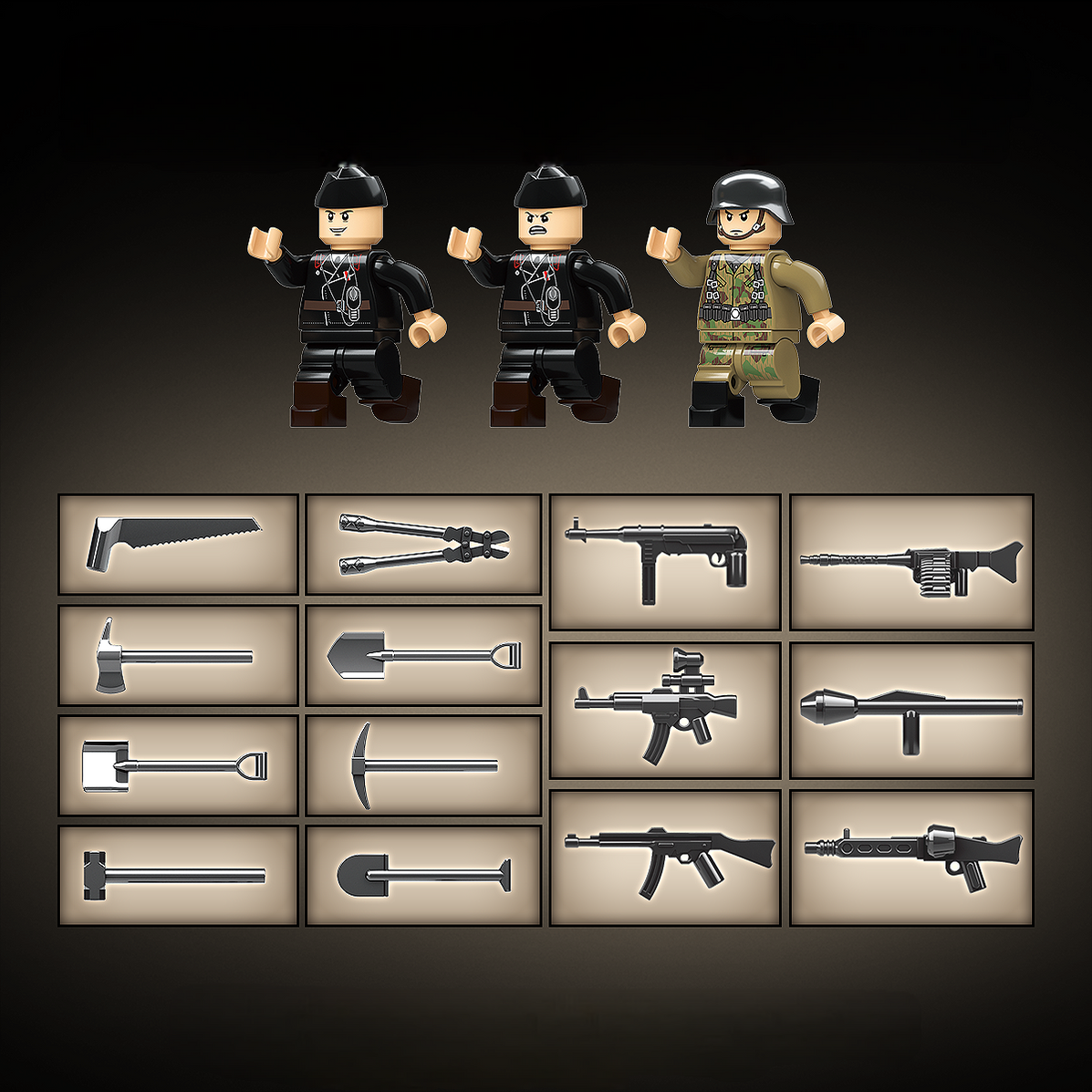 WW2 German Jagdpanzer 38[t] "Hetzer" Tank Destroyer — Brick Block Army