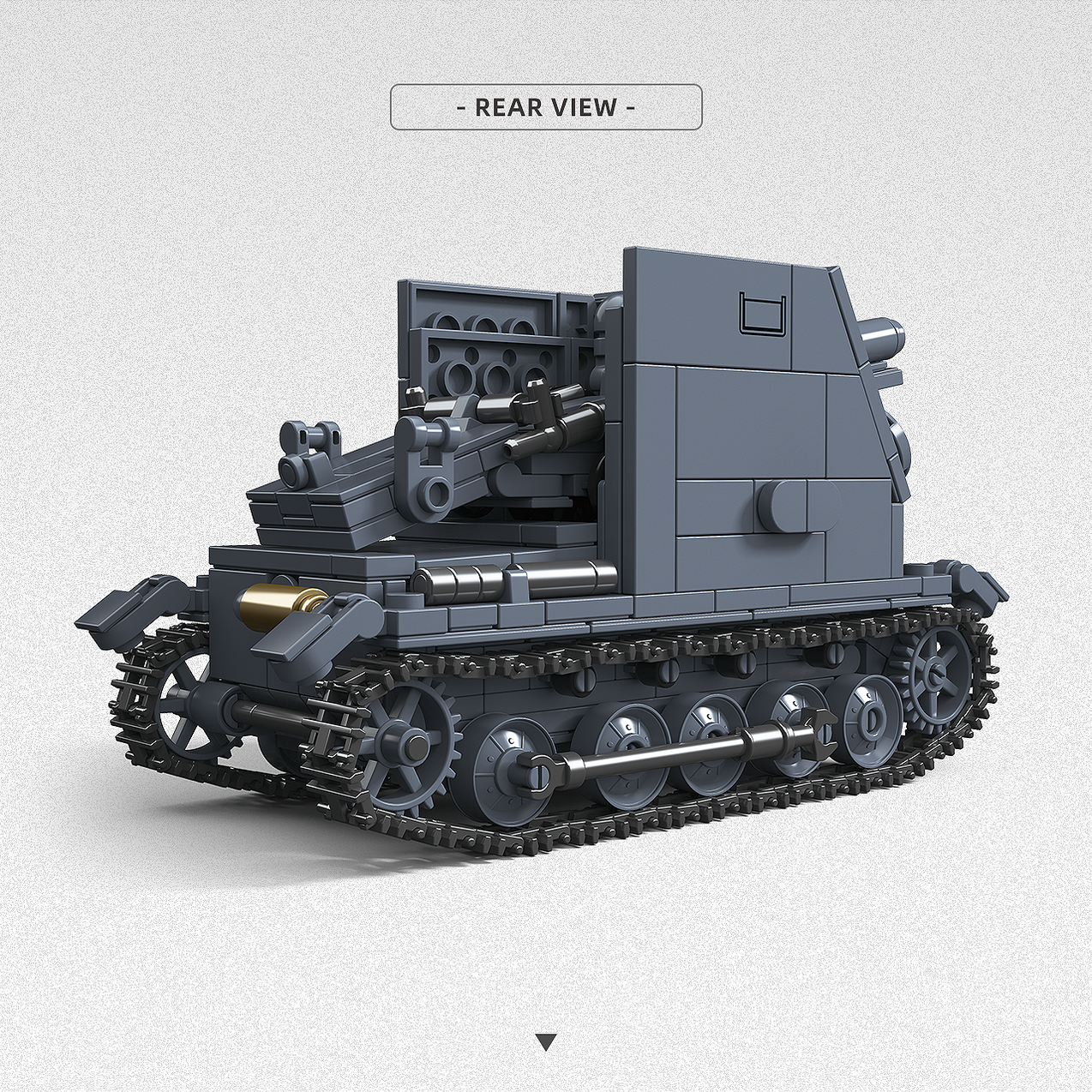 WW2 German Sturmpanzer I Bison Self Propelled Gun — Brick Block Army