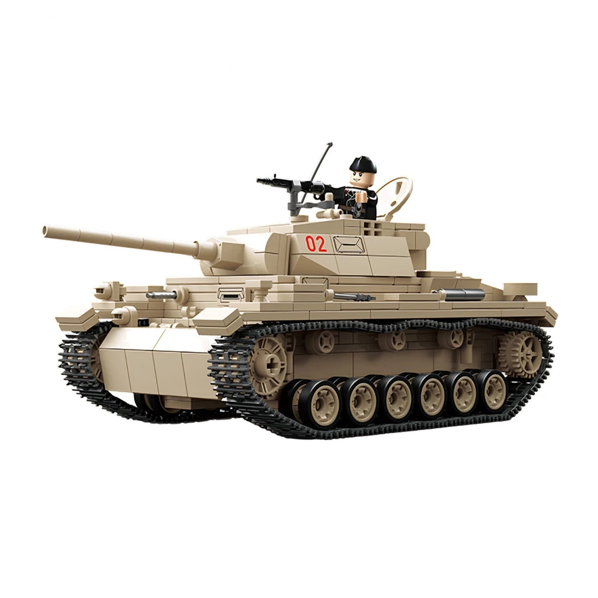 WW2 German Panzer III Ausf. L Medium Tank — Brick Block Army