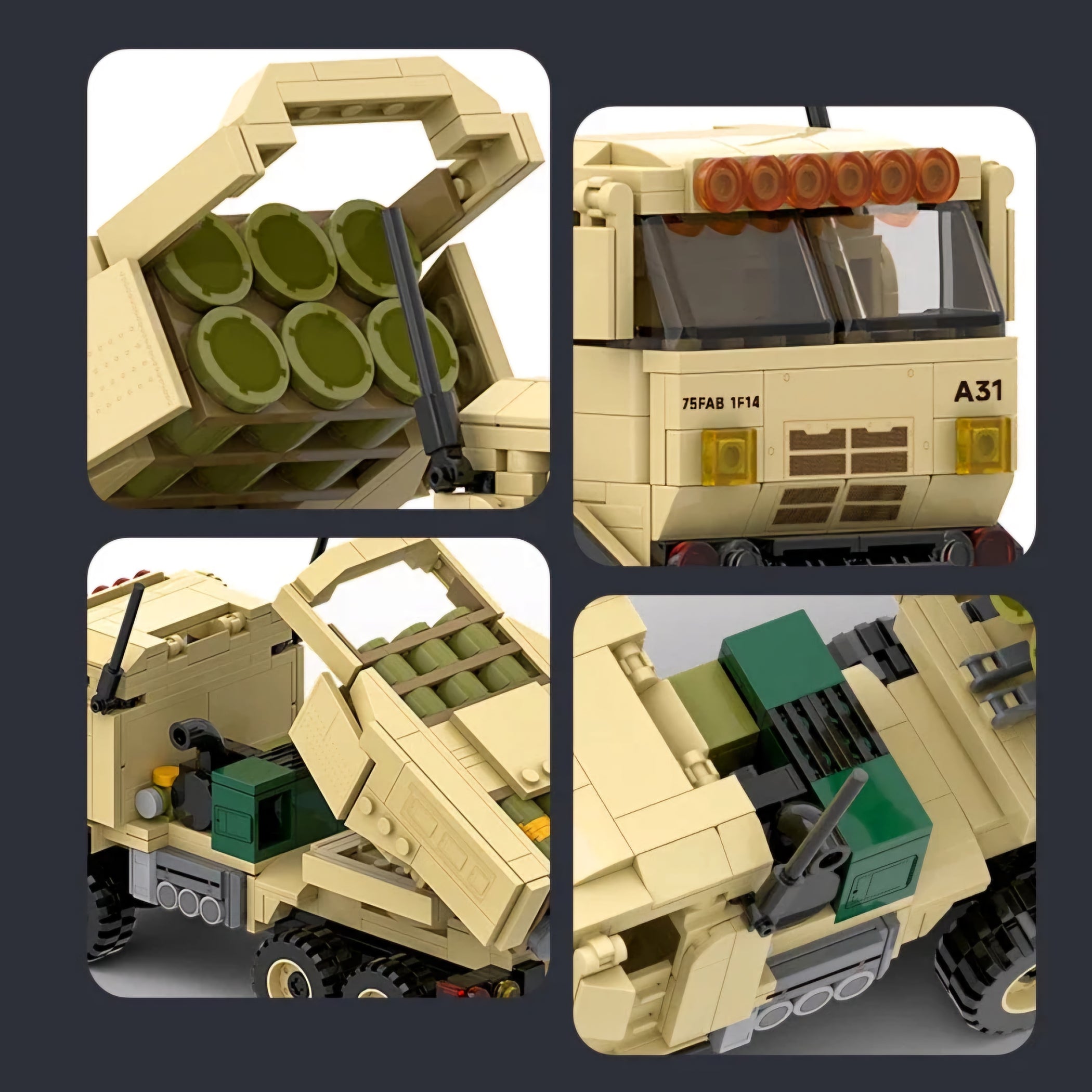 US Army M142 HIMARS Desert Testing Configuration — Brick Block Army