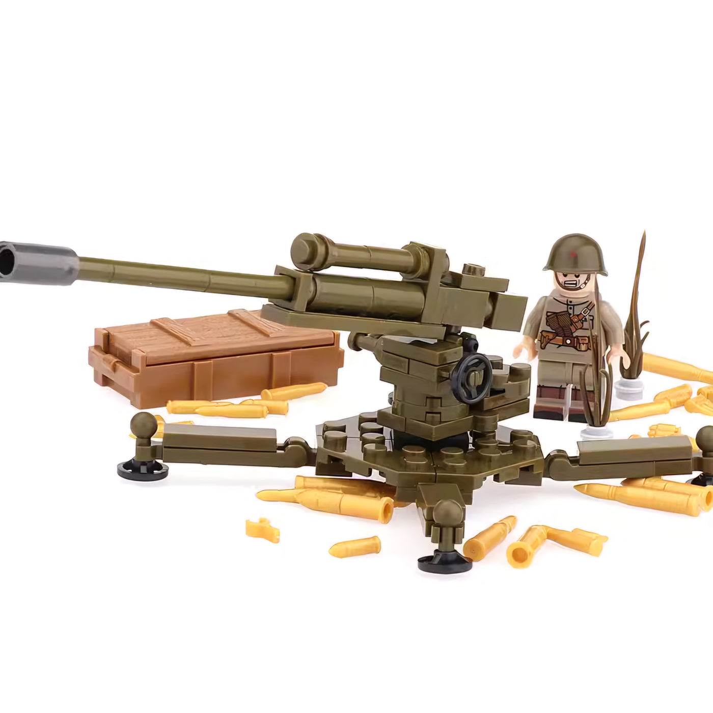 WW2 Soviet Army Artillery Brigade (V2) — Brick Block Army
