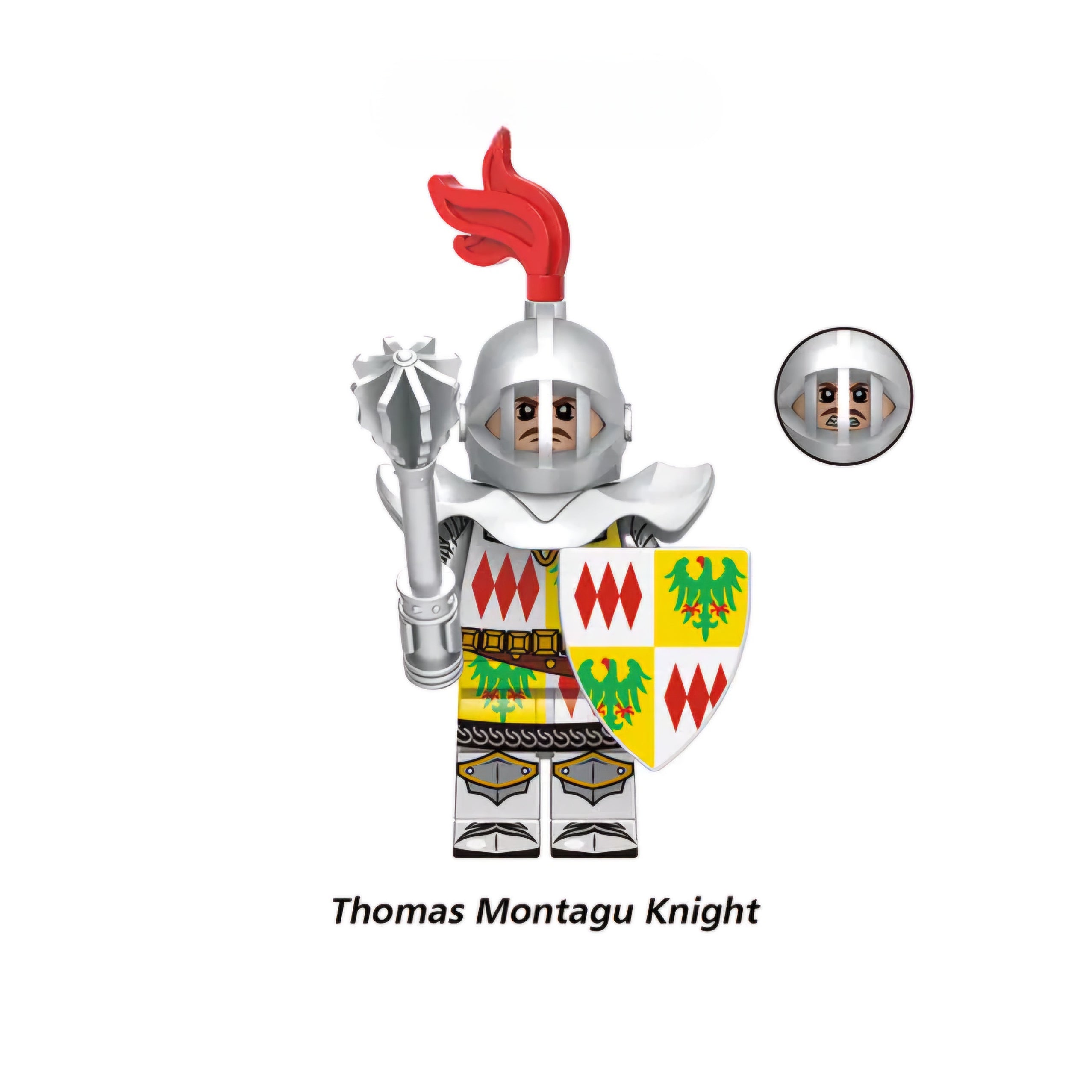 Medieval English Nobility & Infantry x8 — Brick Block Army