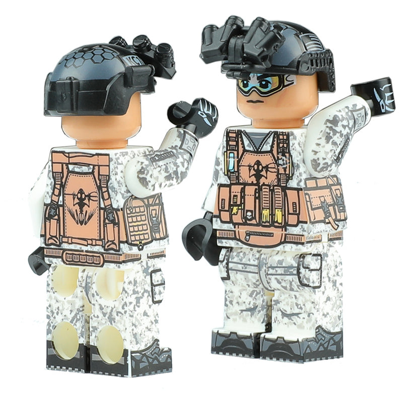 US Army "KC1" Arctic Spec Ops Squad x5 — Brick Block Army