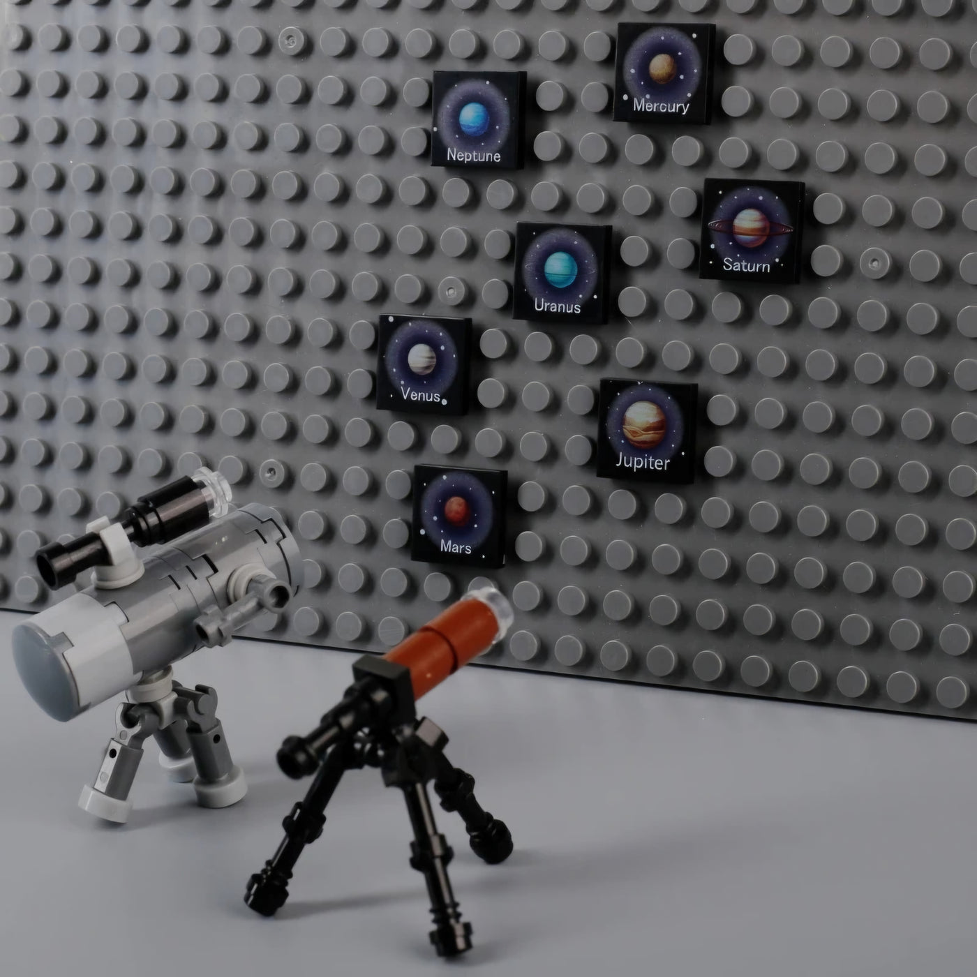 Space Telescopes & Printed Tiles Bundle — Brick Block Army