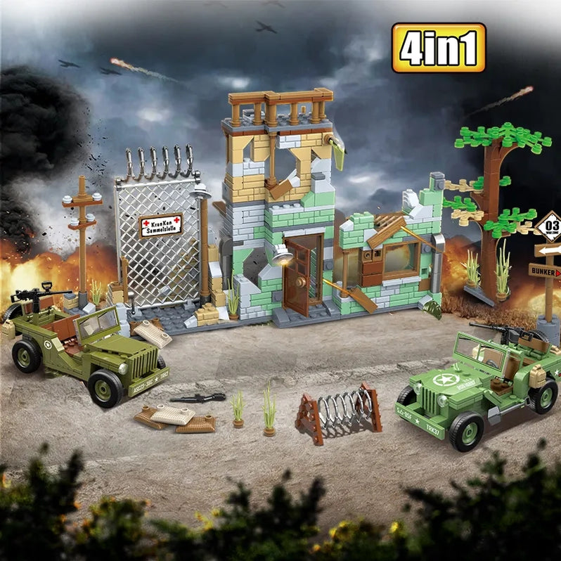 WW2 US Army Urban Assault — Brick Block Army