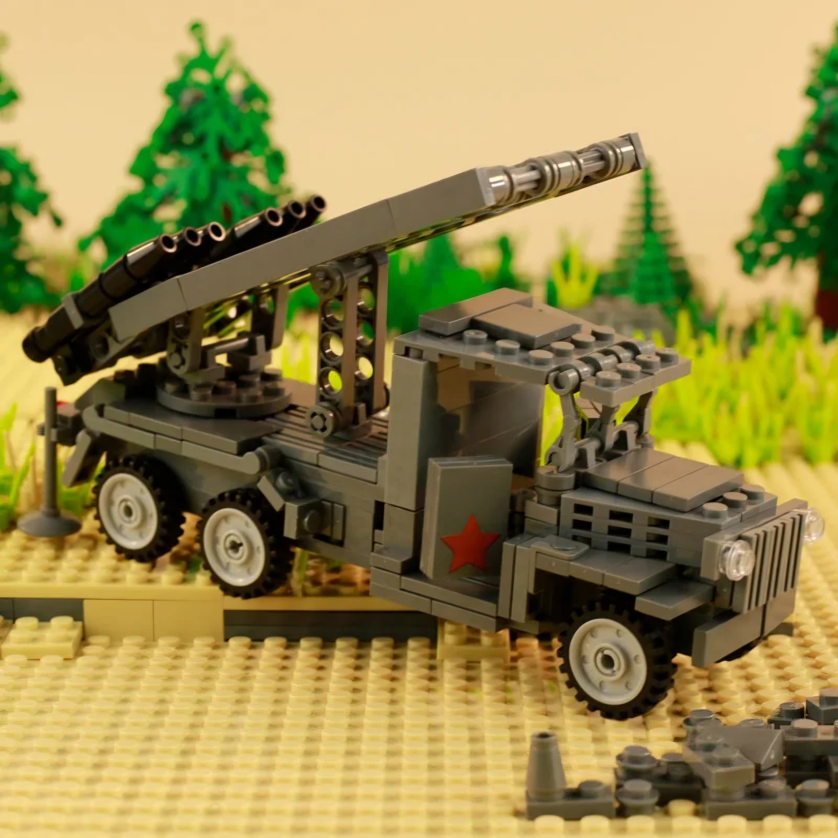 WW2 Soviet BM-13 Katyusha Rocket System — Brick Block Army
