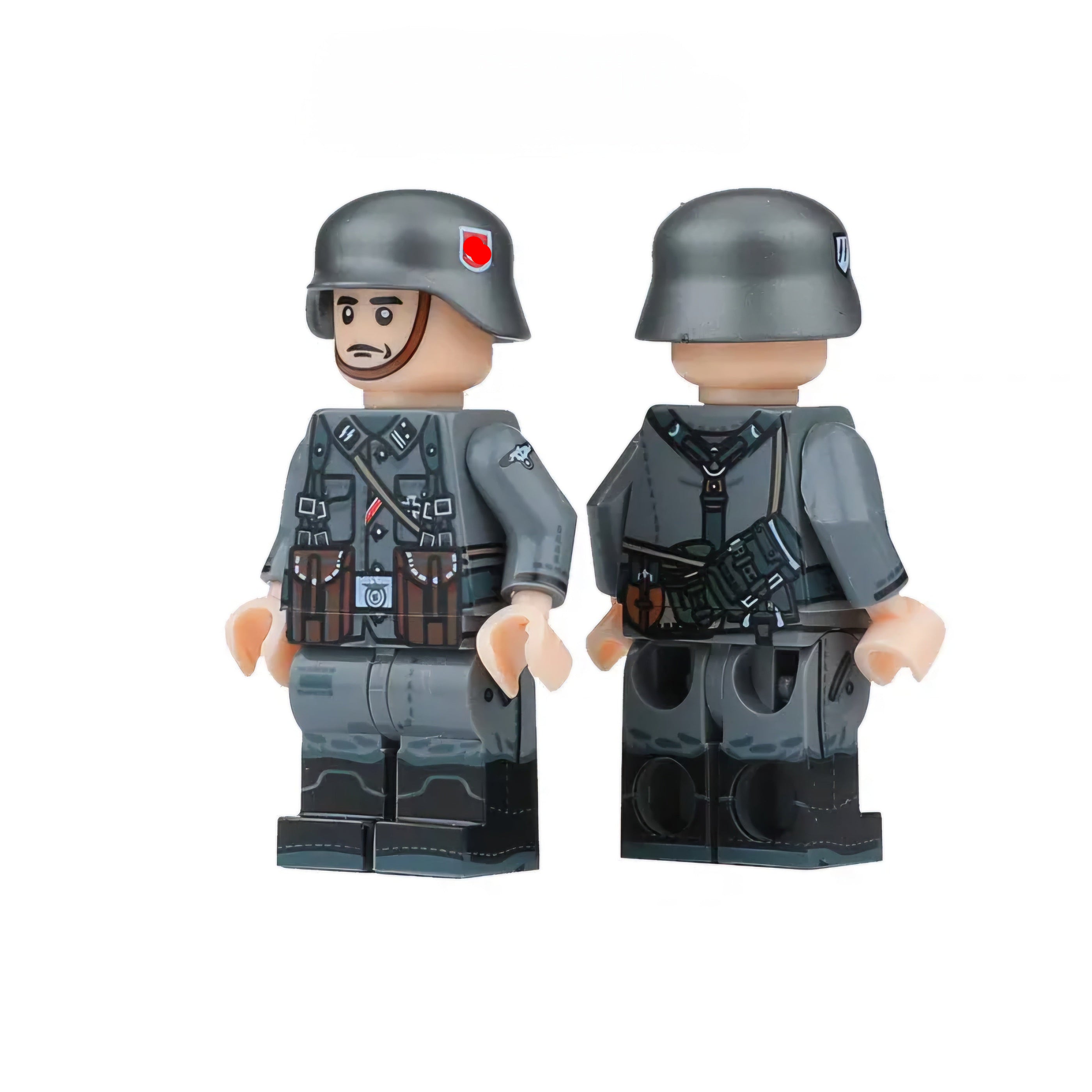 WW2 German "Paramilitary" Infantry Unit x6 — Brick Block Army