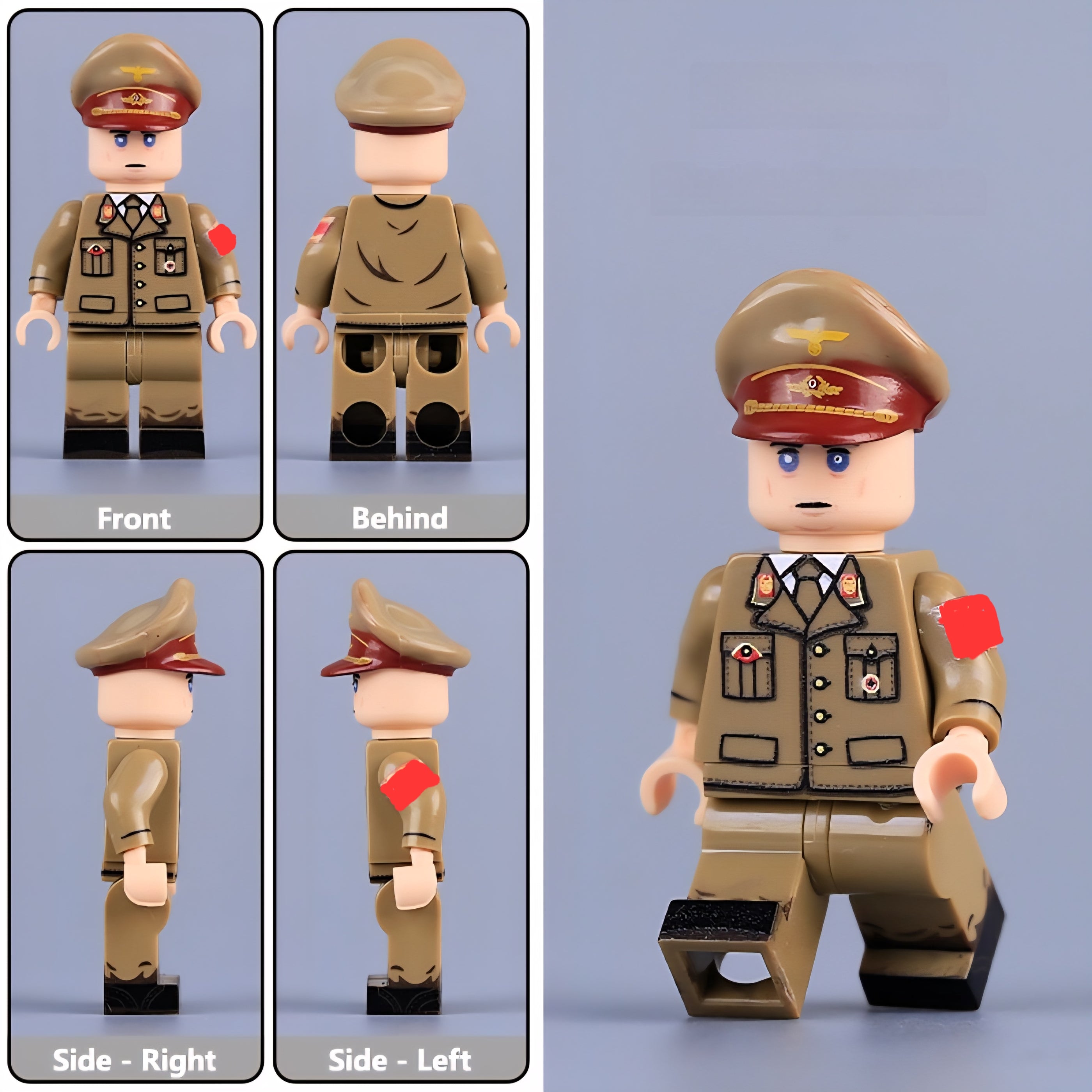 WW2 German Senior Secretary Official — Brick Block Army