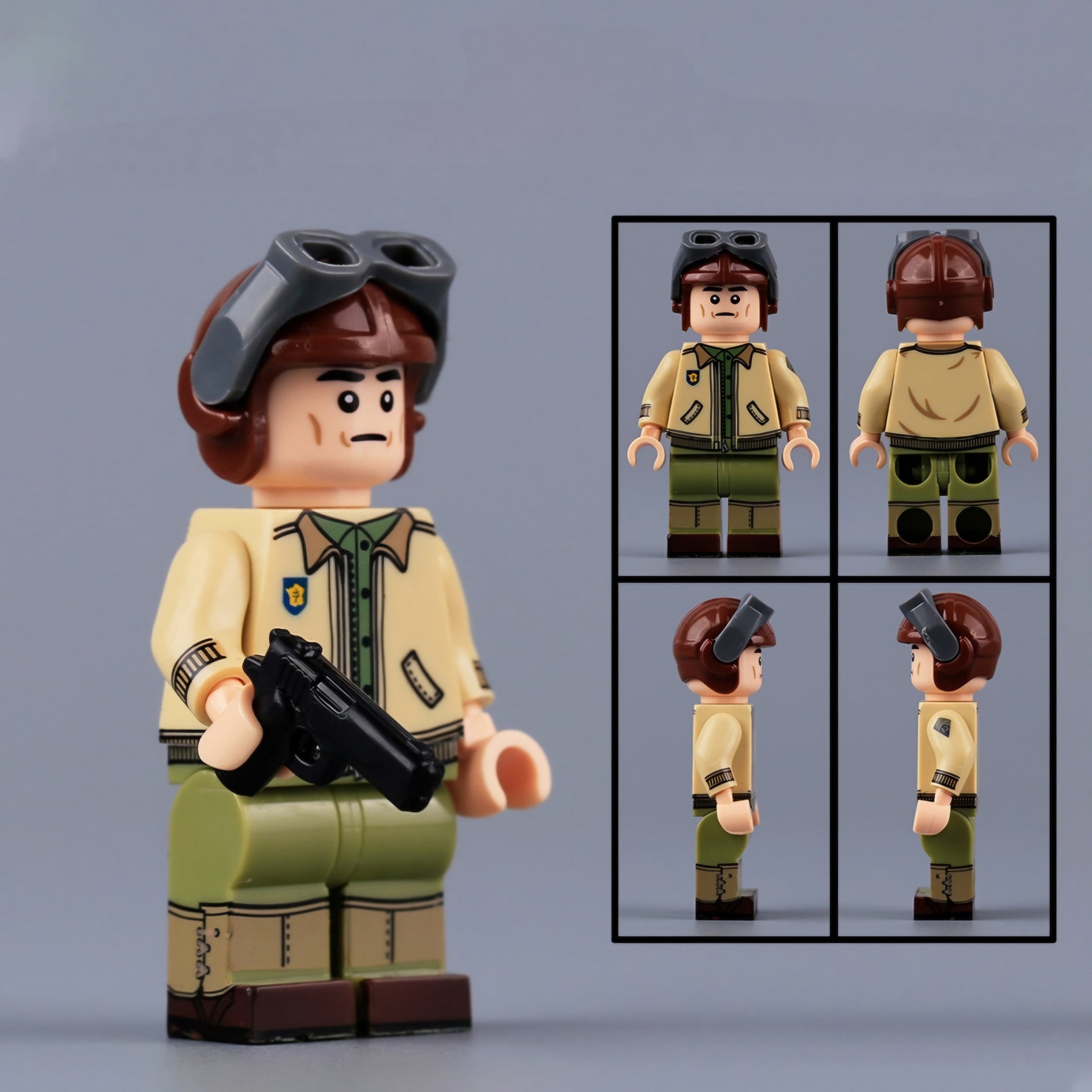 WW2 US Army 2nd Armoured Division Sergeants x10 — Brick Block Army