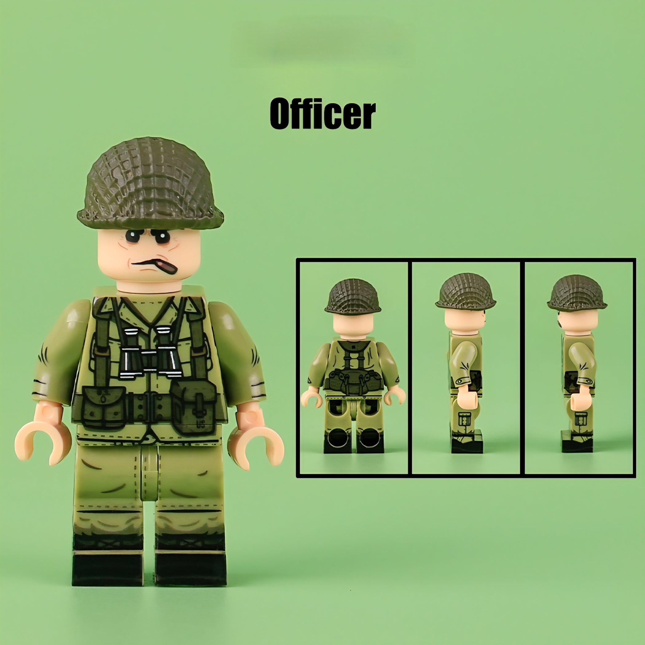 Vietnam War US Army Infantry Squad x4 — Brick Block Army