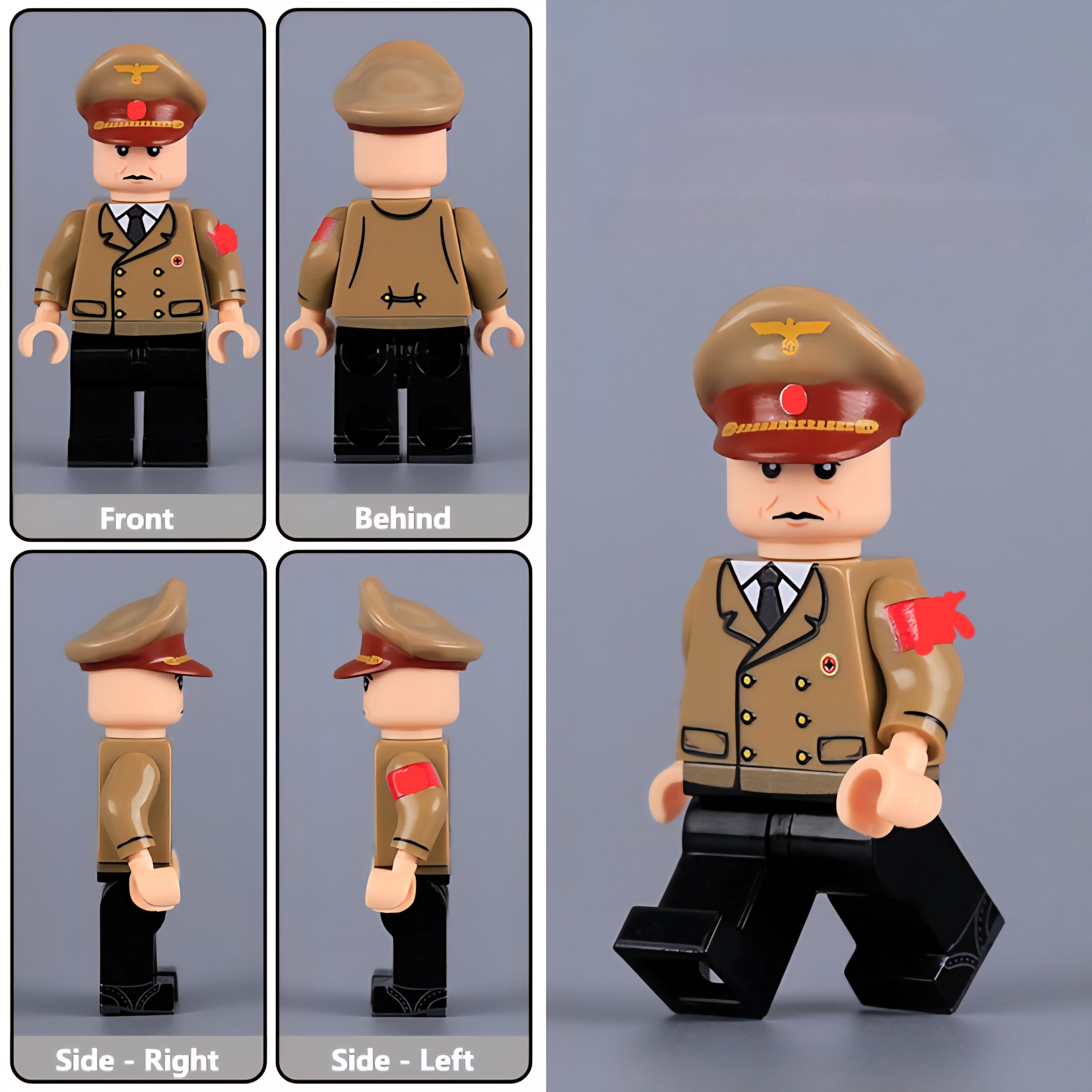 WW2 German Propaganda Boss — Brick Block Army