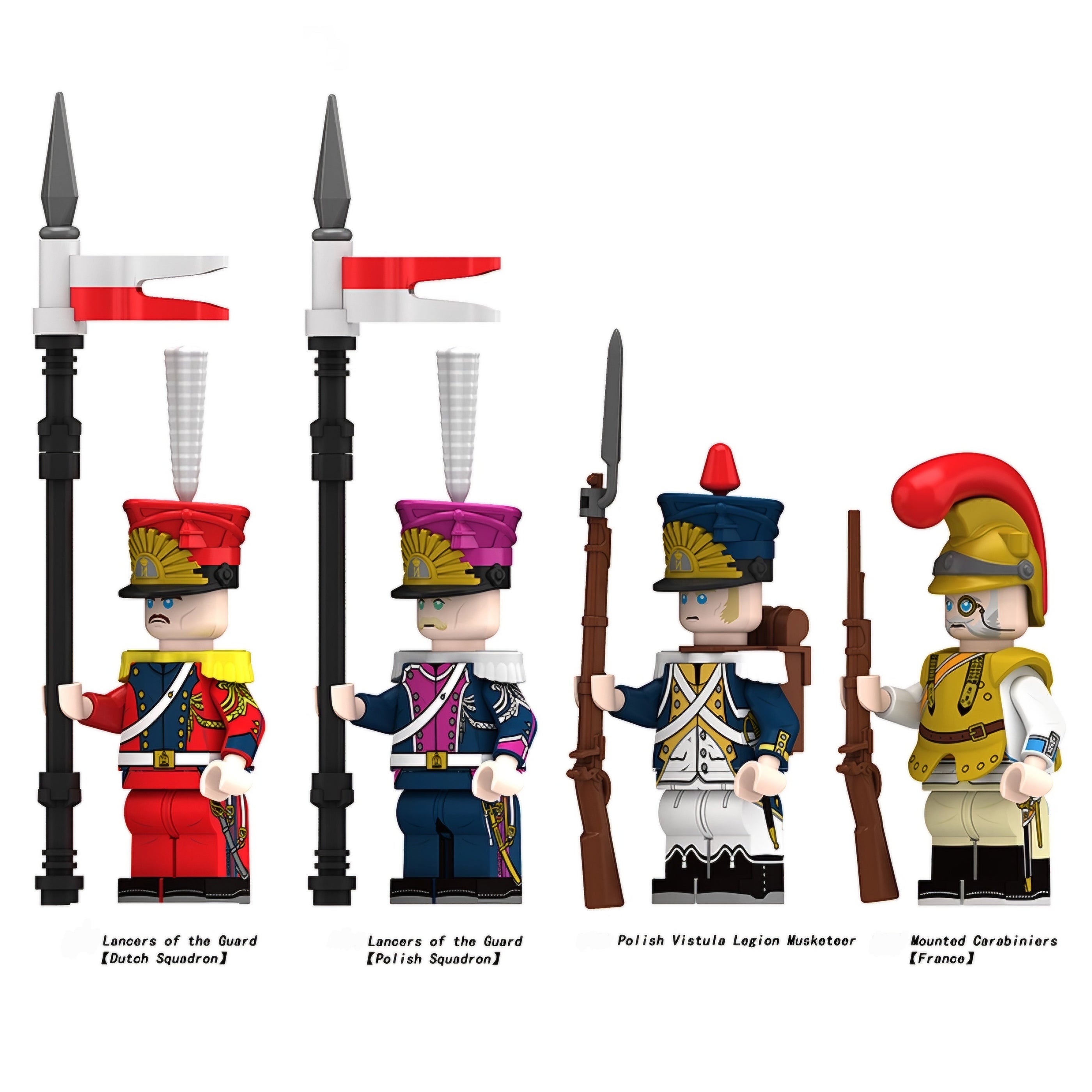 Napoleonic Era Coalition Infantry (V2) x4 — Brick Block Army