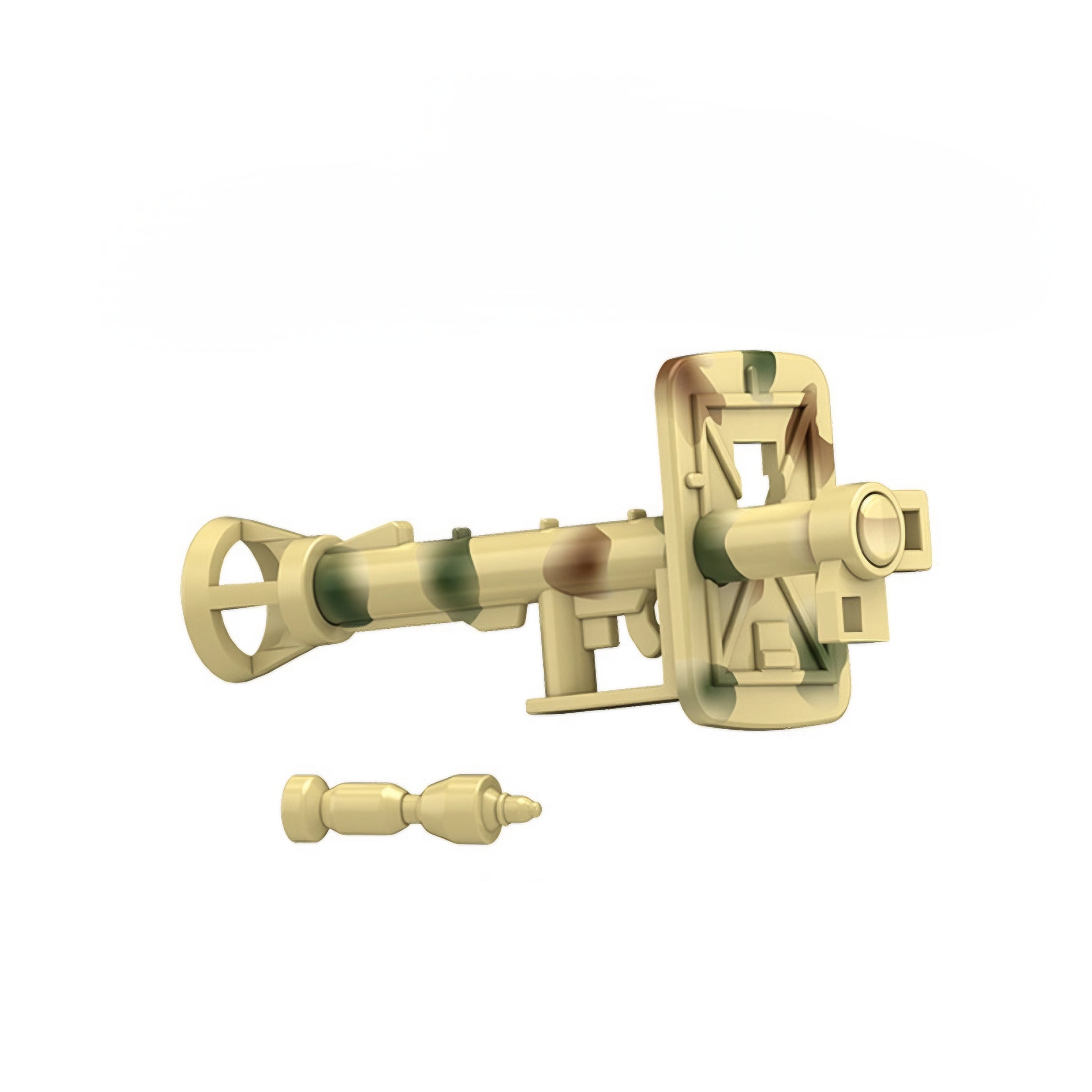 WW2 German Panzerschreck AT Rocket Launchers (Camo) x5 — Brick Block Army