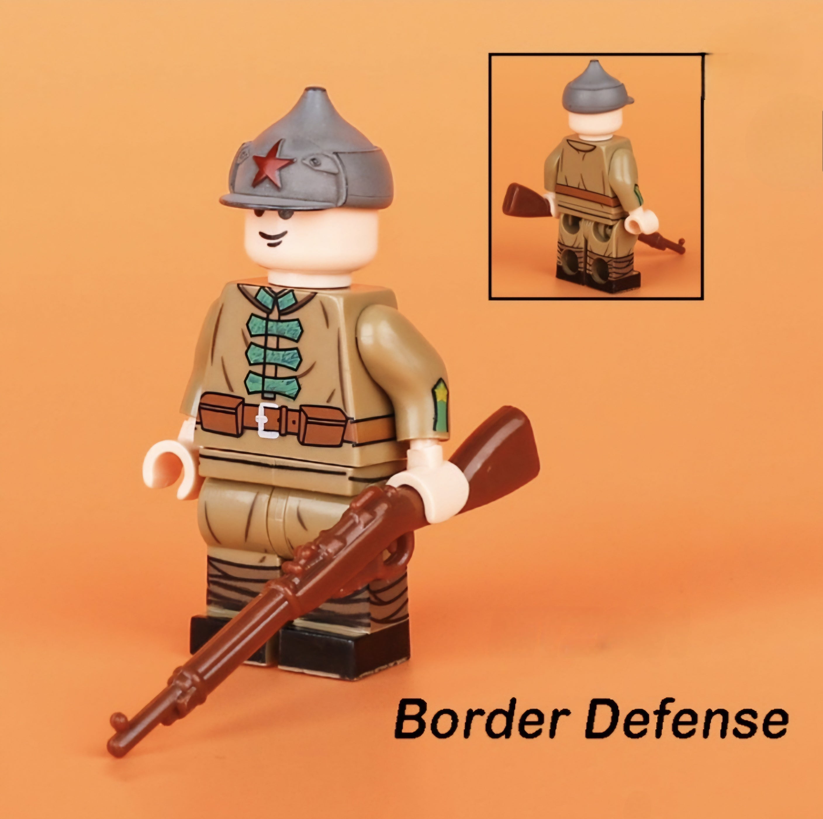 WW1 Russian Red Army Infantry "Auxiliary Units" x10 — Brick Block Army