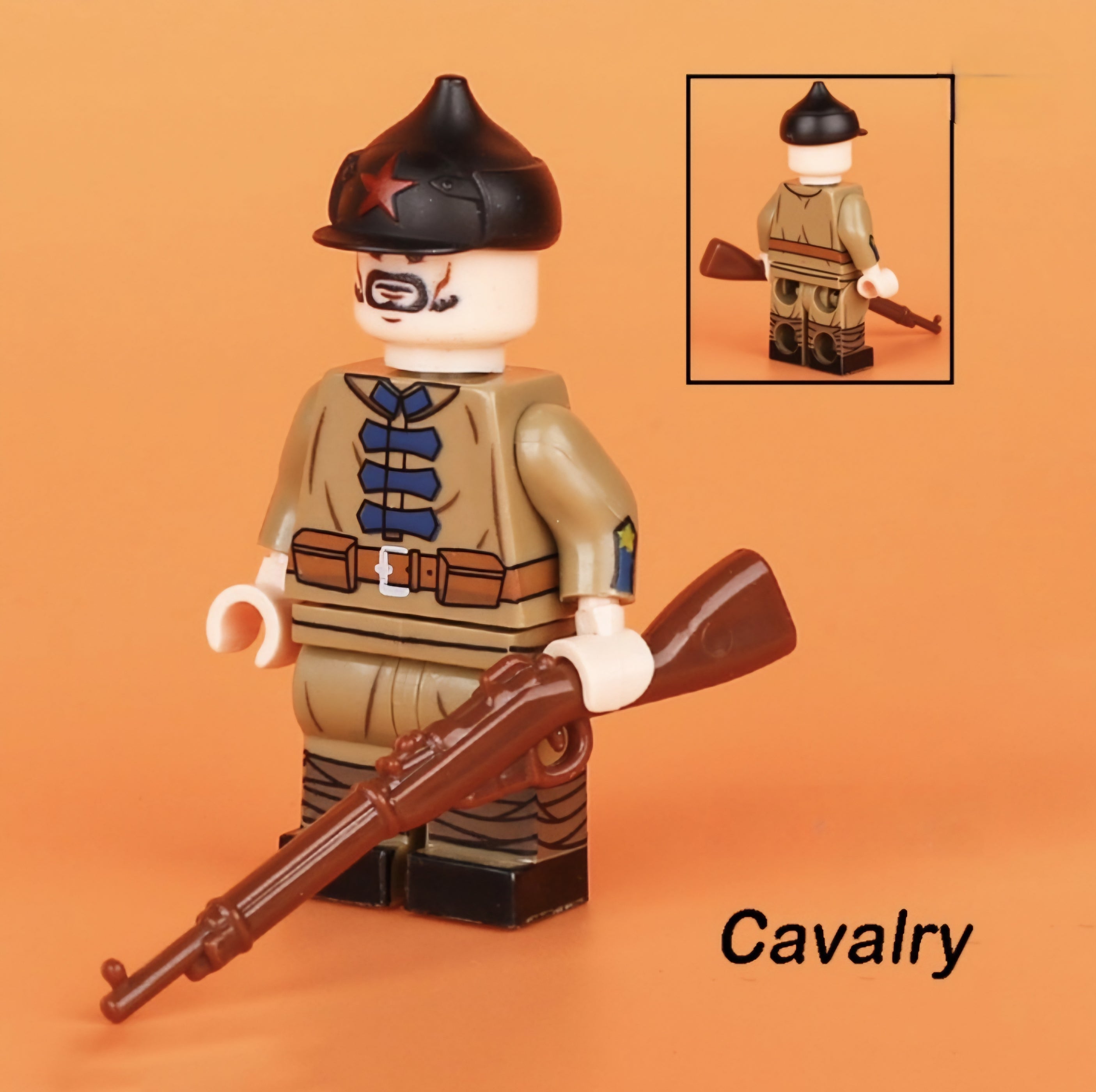 WW1 Russian Red Army Infantry "Auxiliary Units" x10 — Brick Block Army