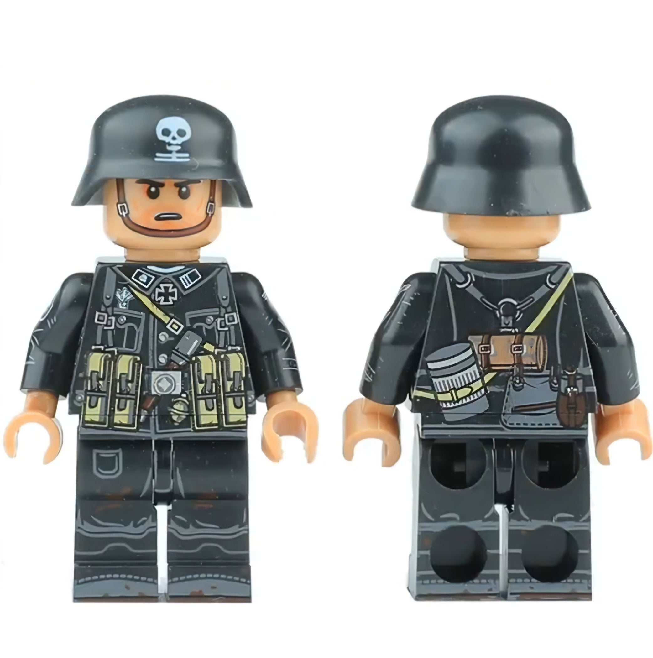 WW2 German 3rd Panzer Division Infantry x8 — Brick Block Army