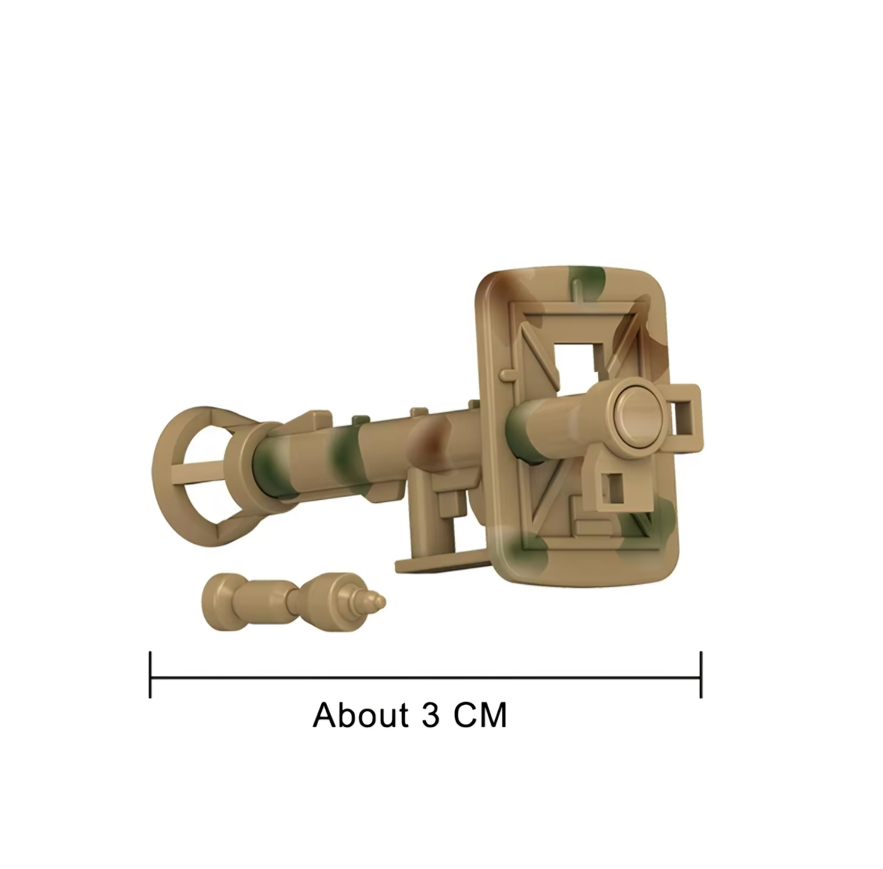 WW2 German Panzerschreck AT Rocket Launchers (Camo) x5 — Brick Block Army