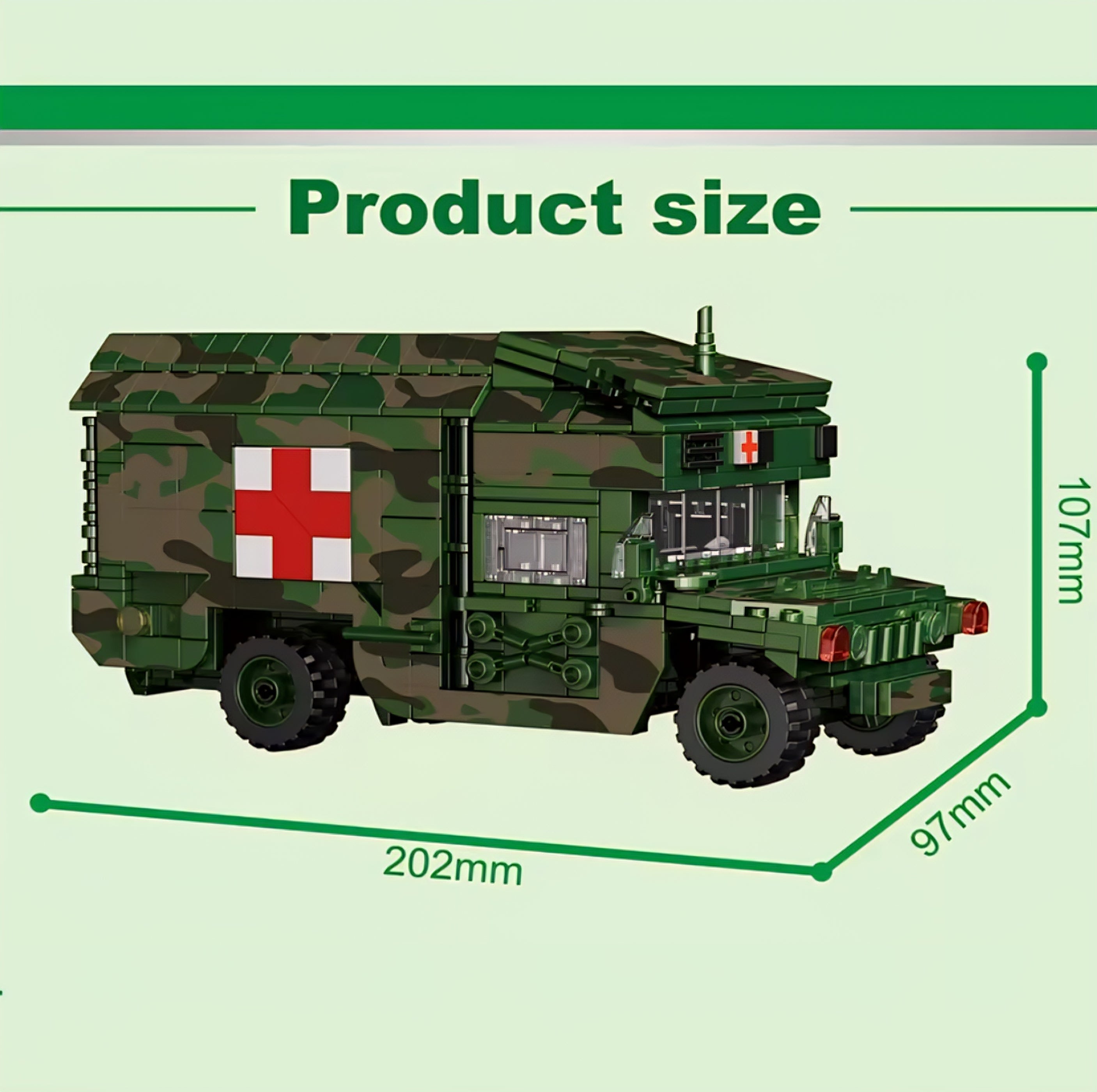 US Army M997 Armoured Ambulance — Brick Block Army