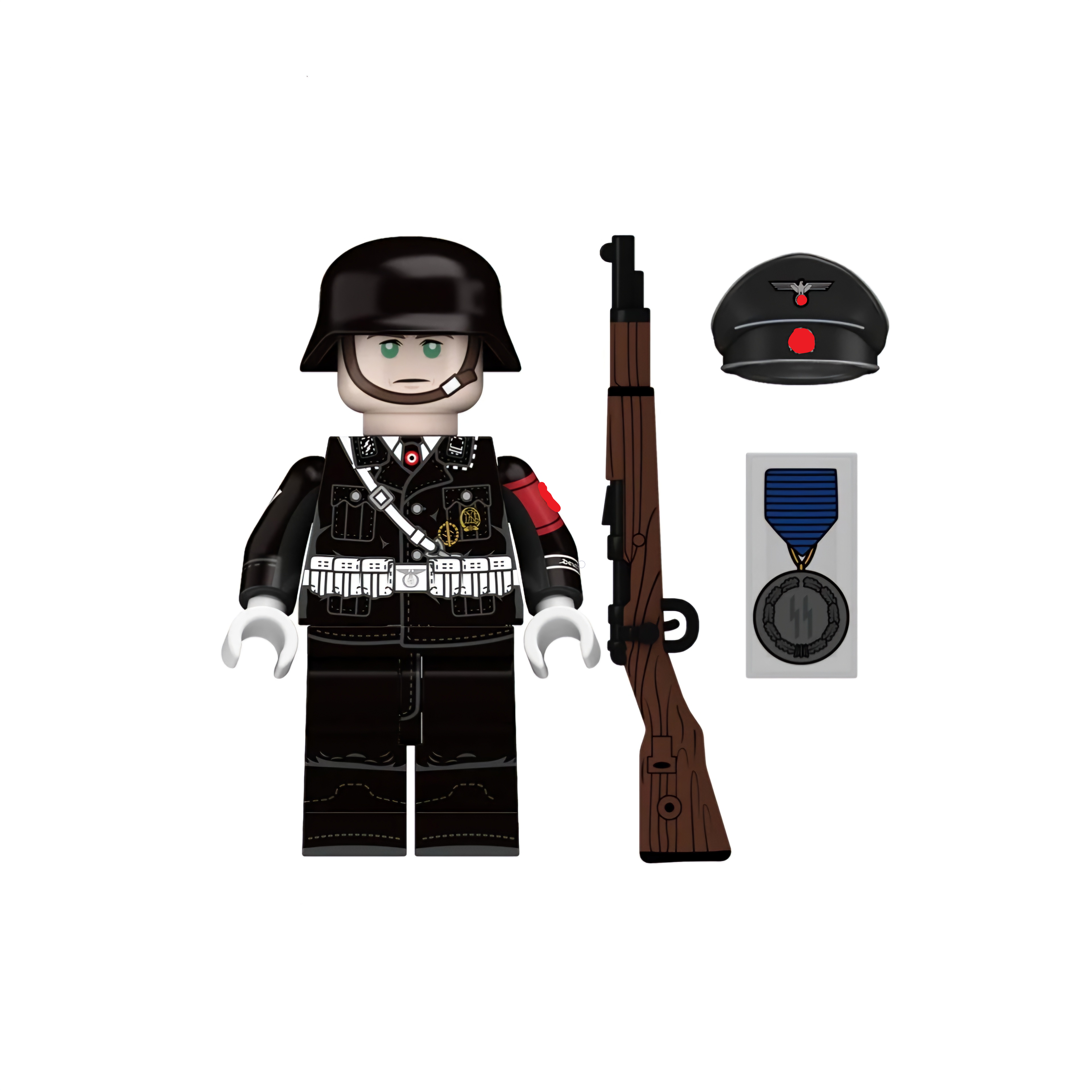 WW2 German Elite Paramilitary Service Members — Brick Block Army