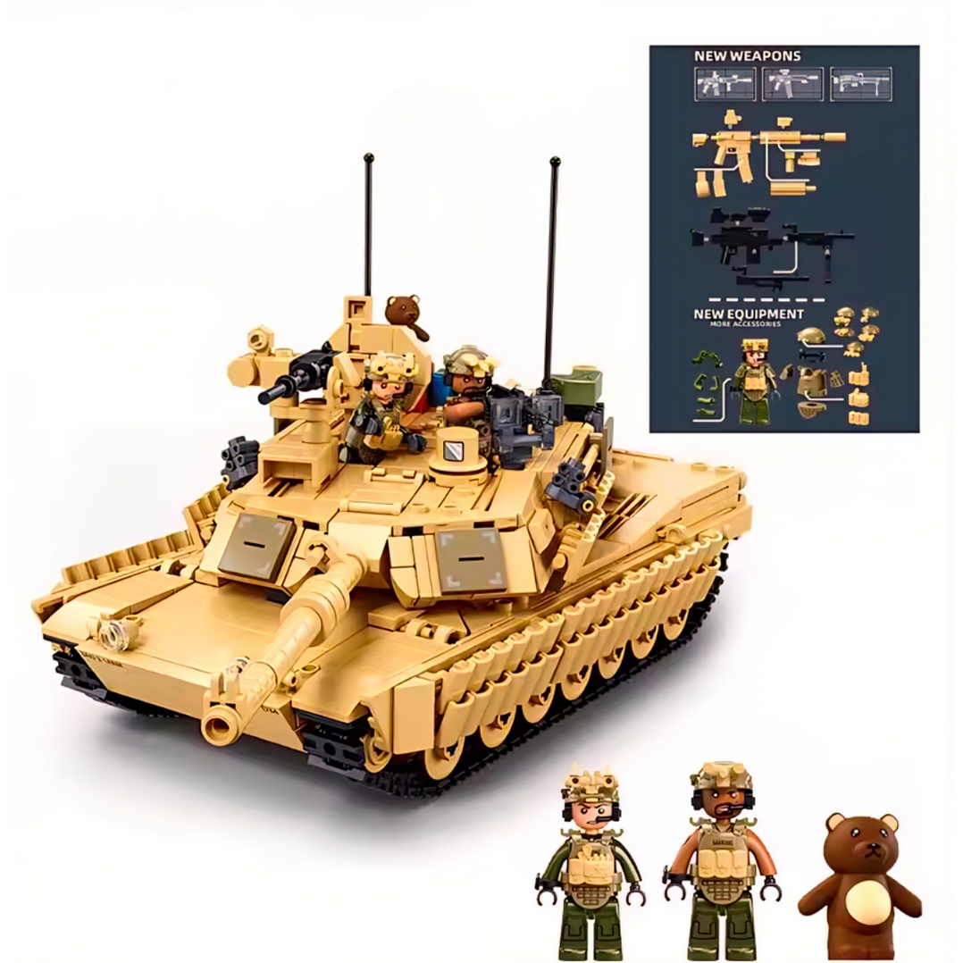 US Army M1A2 SEPv3 TUSK Main Battle Tank — Brick Block Army