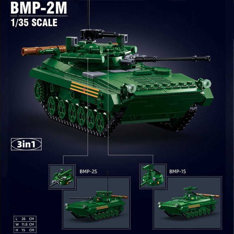 Russian Army BMP-2M "Berezhok" Infantry Fighting Vehicle — Brick Block Army