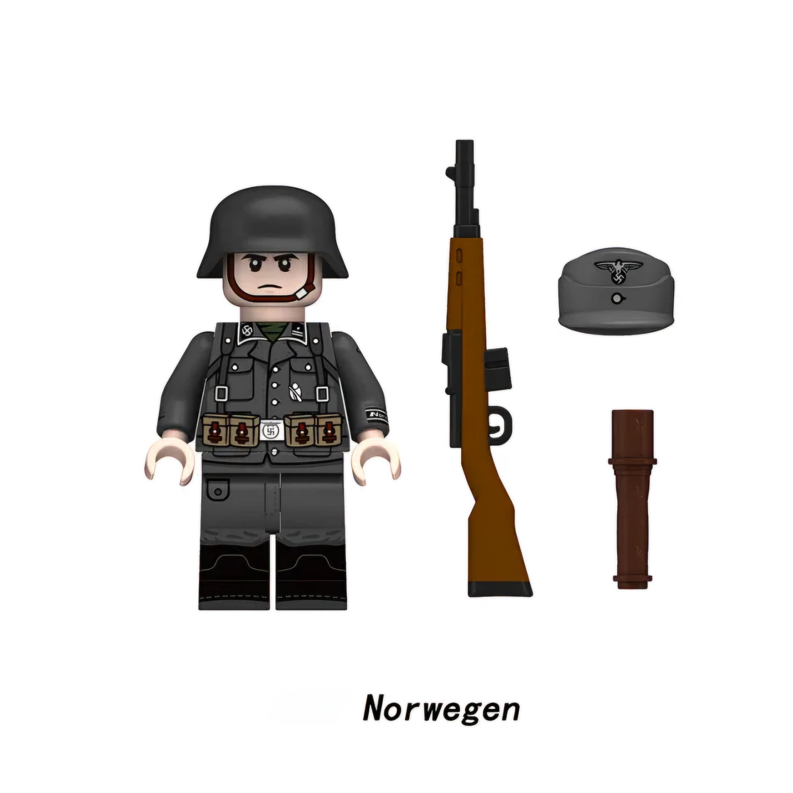 WW2 German "Wiking" Paramilitary Service Member Infantry x10 — Brick ...