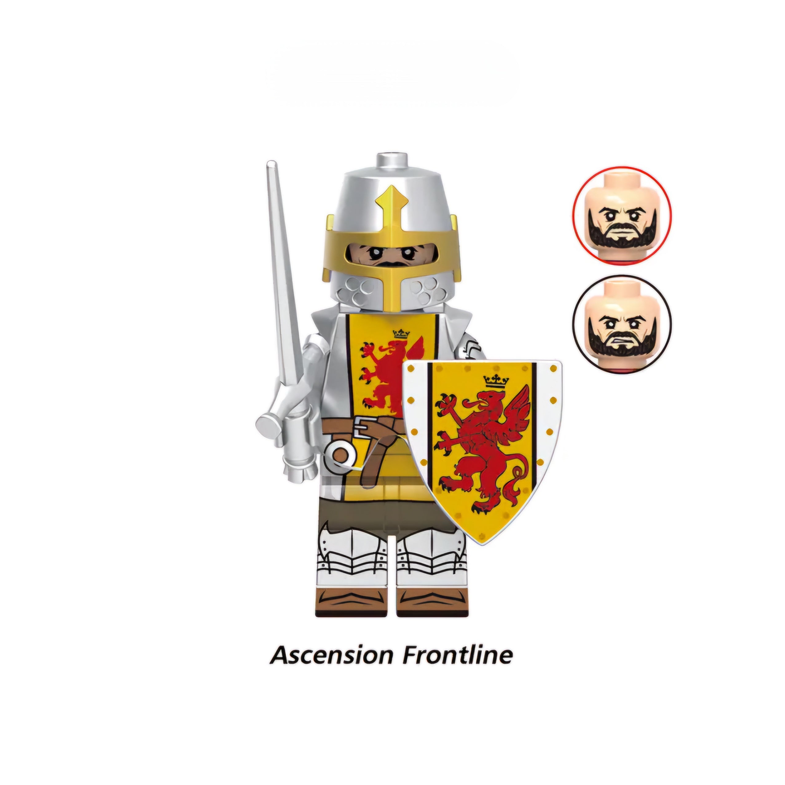 Medieval English Nobility & Infantry x8 — Brick Block Army
