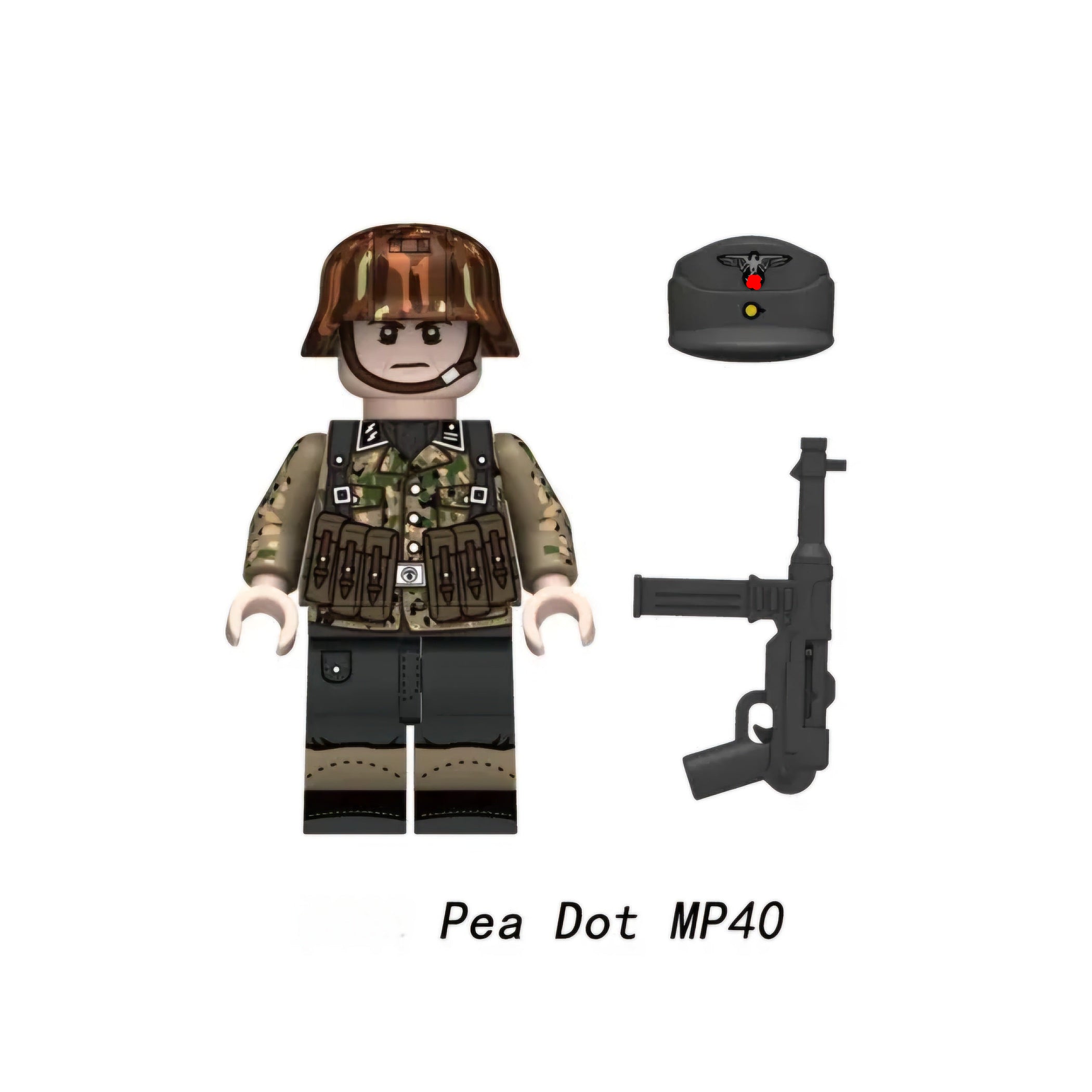 WW2 German Infantry Squad in Erbsenmuster/ "Pea Dot" Camo x4 — Brick ...