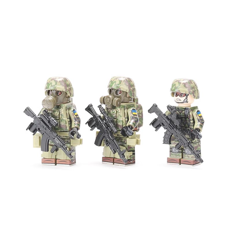 Ukranian Army Infantry team x5 — Brick Block Army