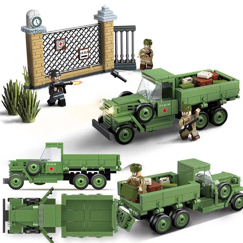 WW2 Soveit GAZ AAA Medium Utility truck — Brick Block Army