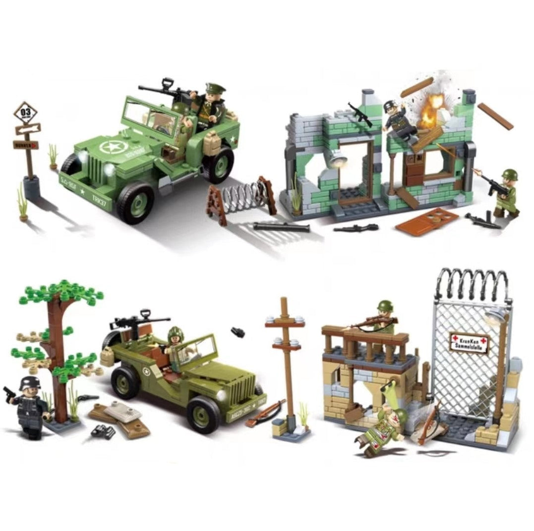 WW2 US Army Urban Assault — Brick Block Army