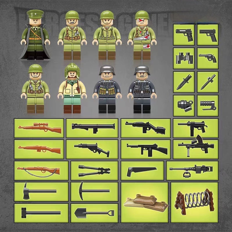 WW2 US Army Urban Assault — Brick Block Army