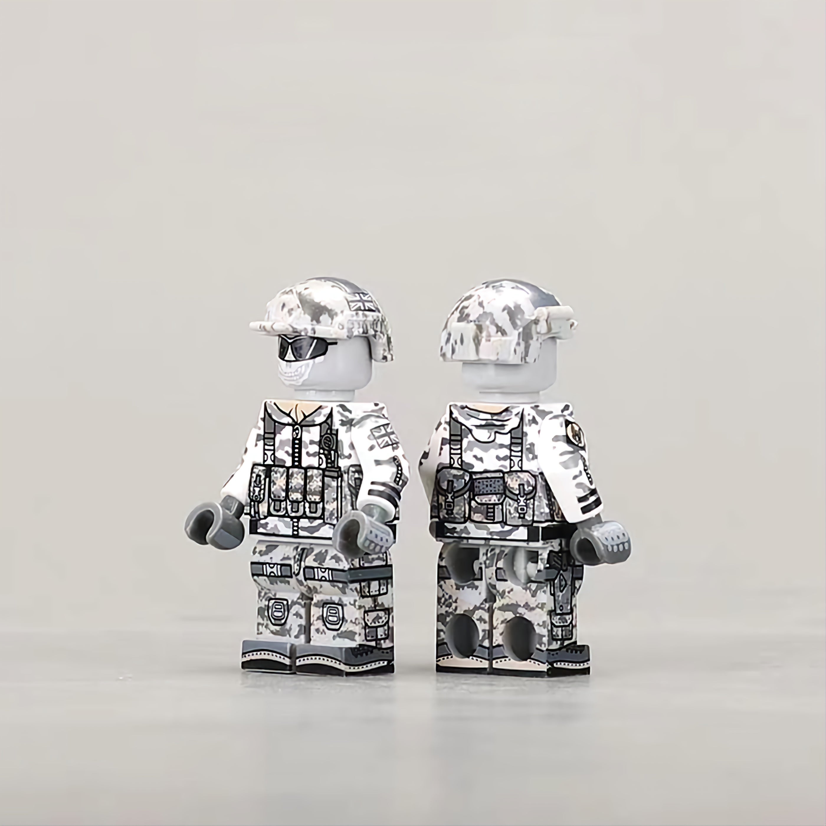 British SAS (Special Air Service) Arctic Commandos x5 — Brick Block Army