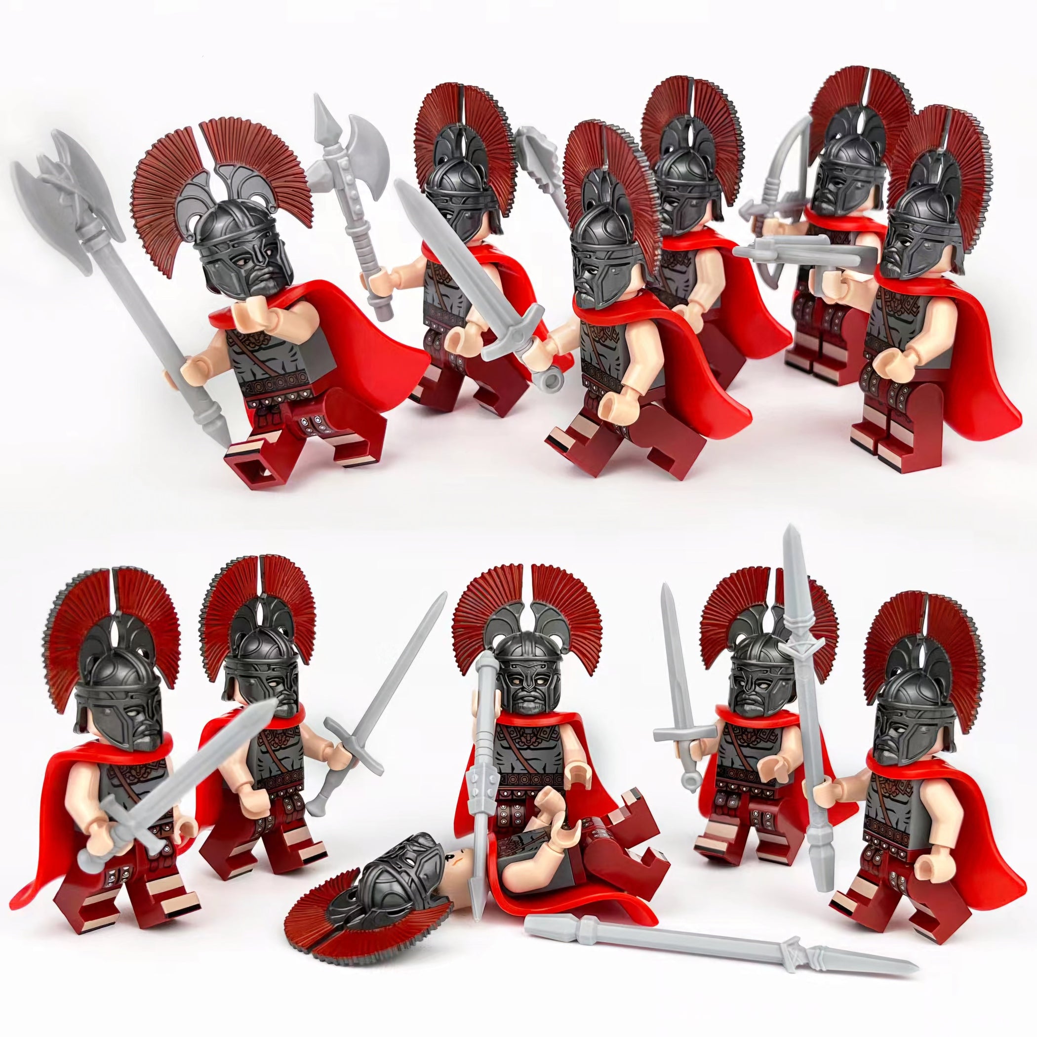 Ancient Roman Legionary Centurions x12 — Brick Block Army