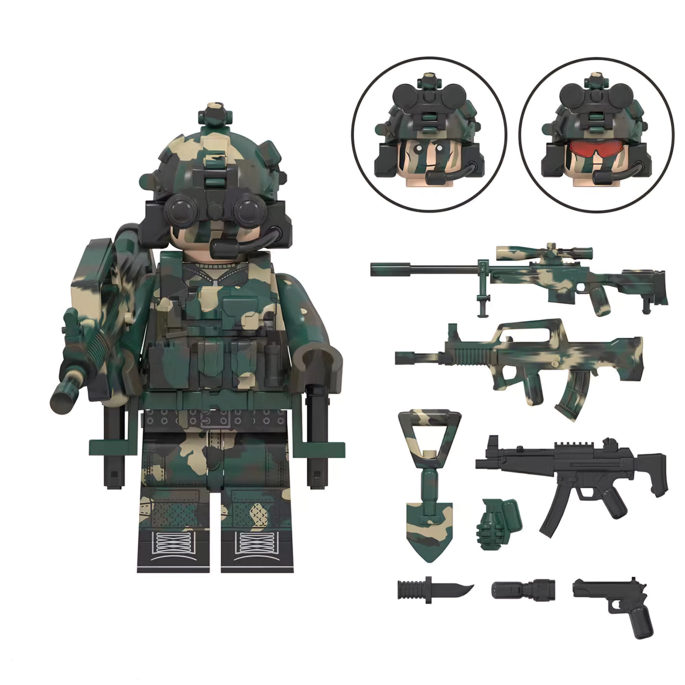 International Special Forces Tactical Squad x8 — Brick Block Army