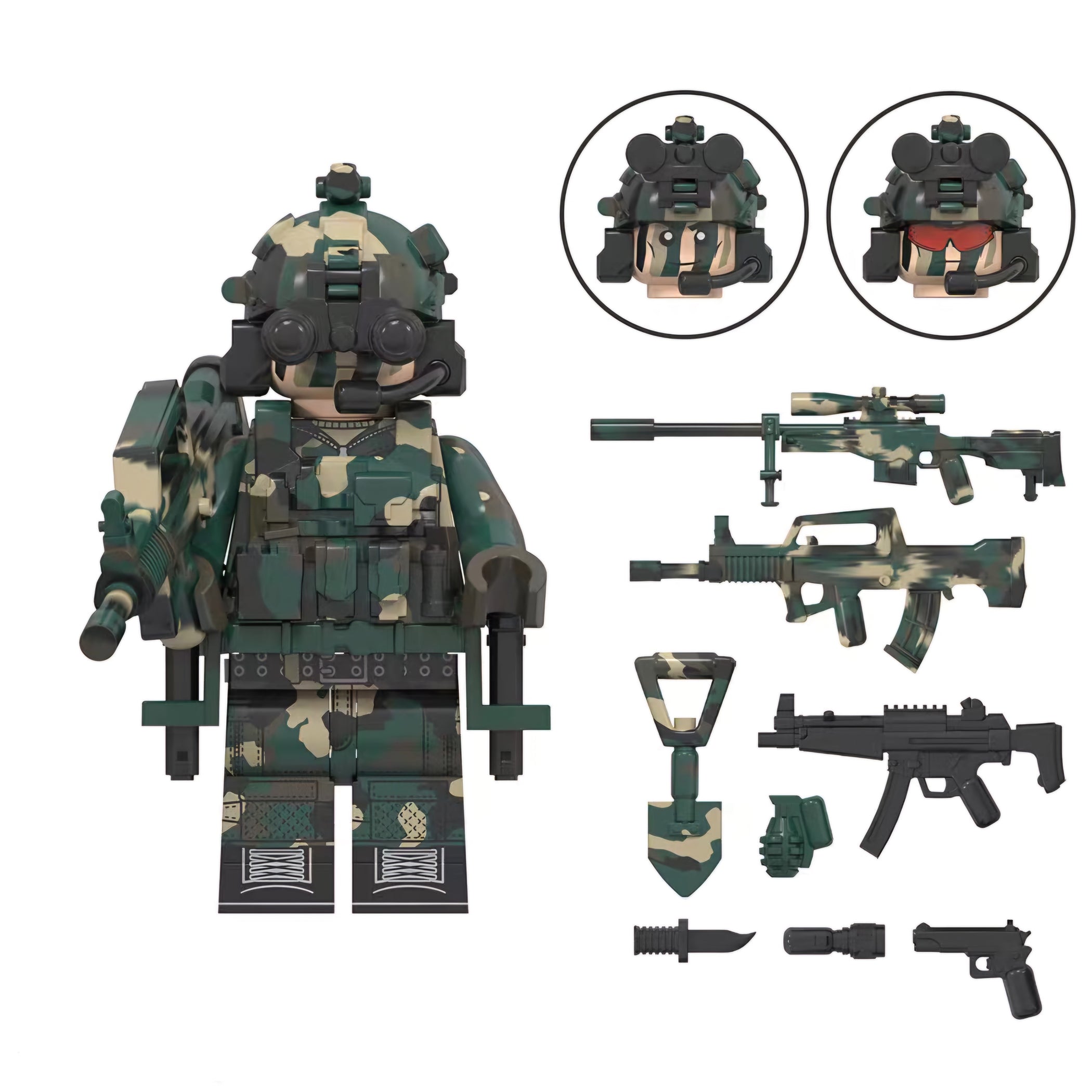 International Special Forces Tactical Squad x8 — Brick Block Army