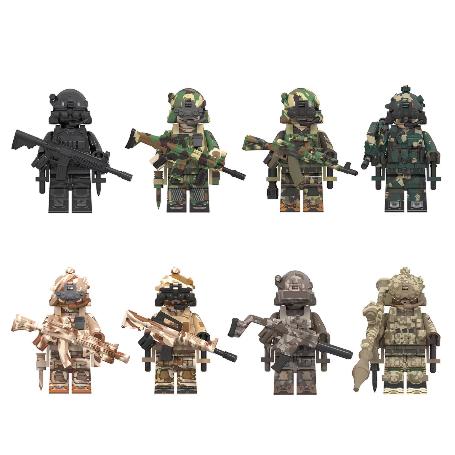 Modern Military Figures — Brick Block Army