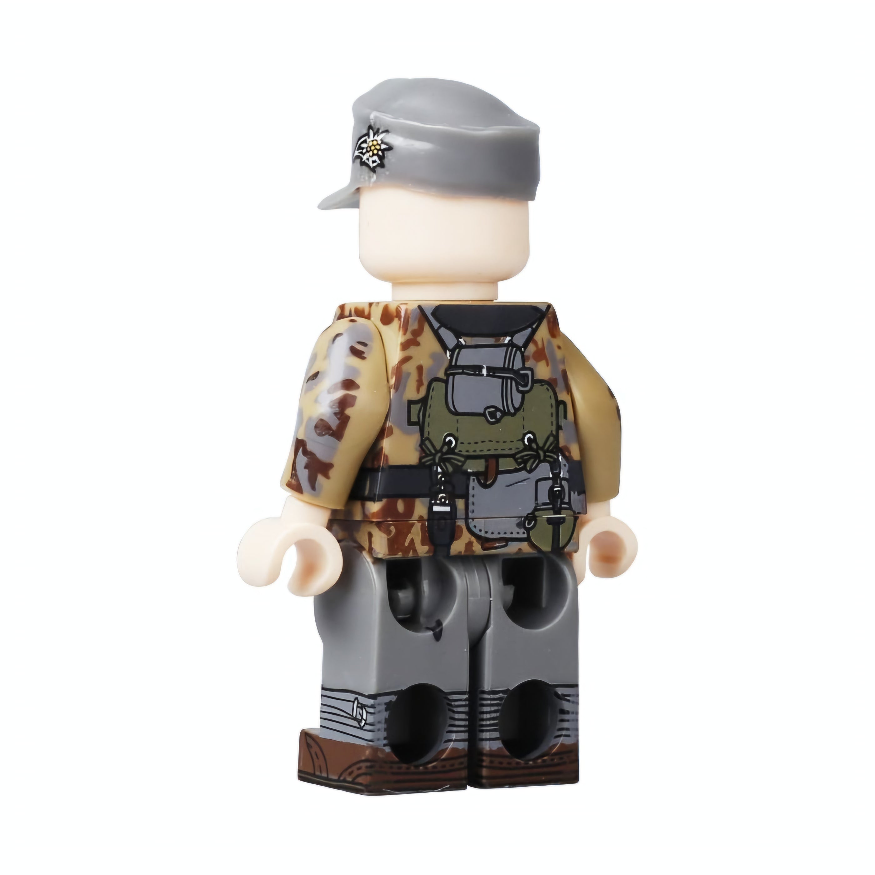 WW2 German 20th Mountain Army Infantry x10 — Brick Block Army