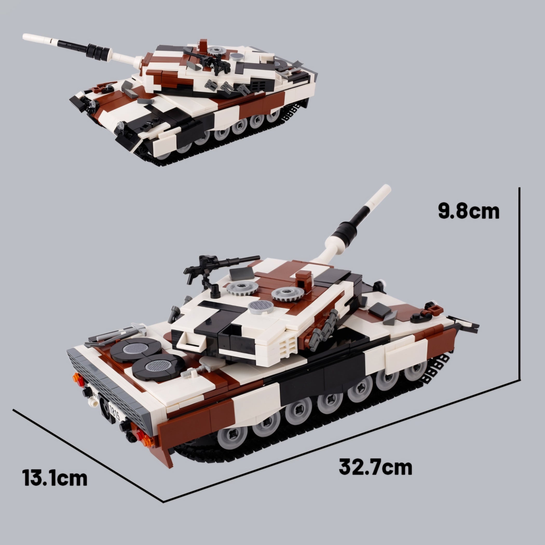 German Leopard 2A4 Main Battle Tank (MBT) — Brick Block Army